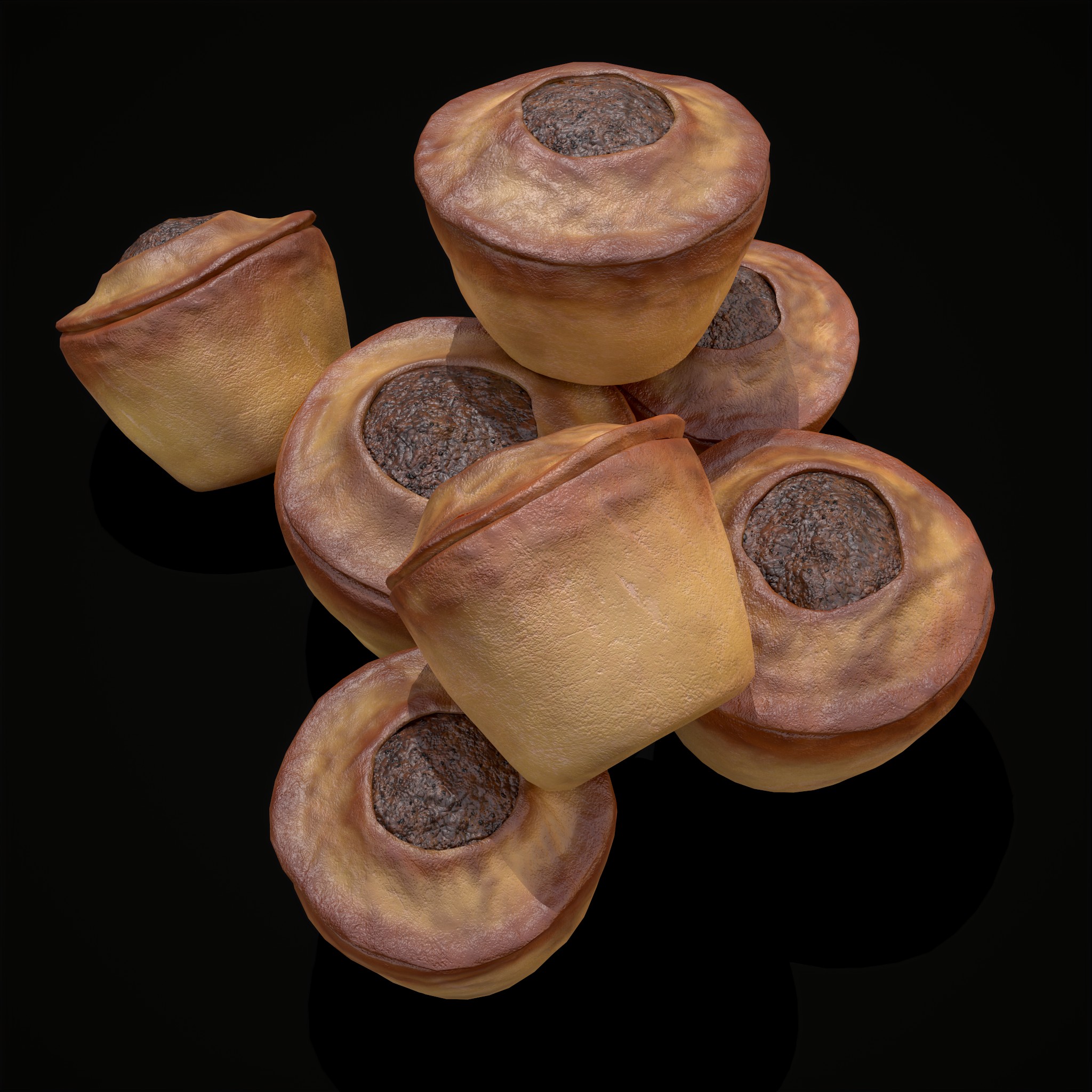 Classic Medieval Mince Meat Pie - 3D Model by Get Dead Entertainment
