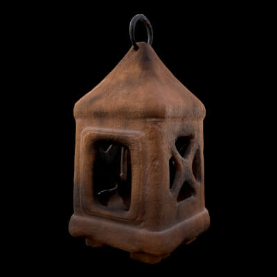 Clay Lantern - 3D Model by Get Dead Entertainment