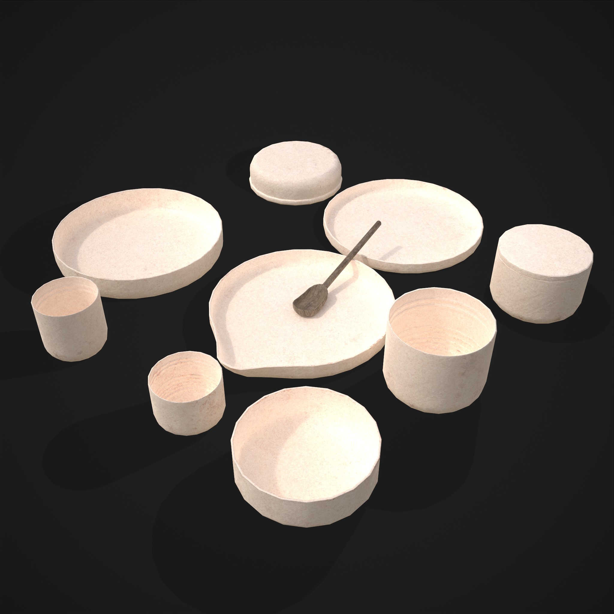 Clay Pottery - 3D Model by Get Dead Entertainment