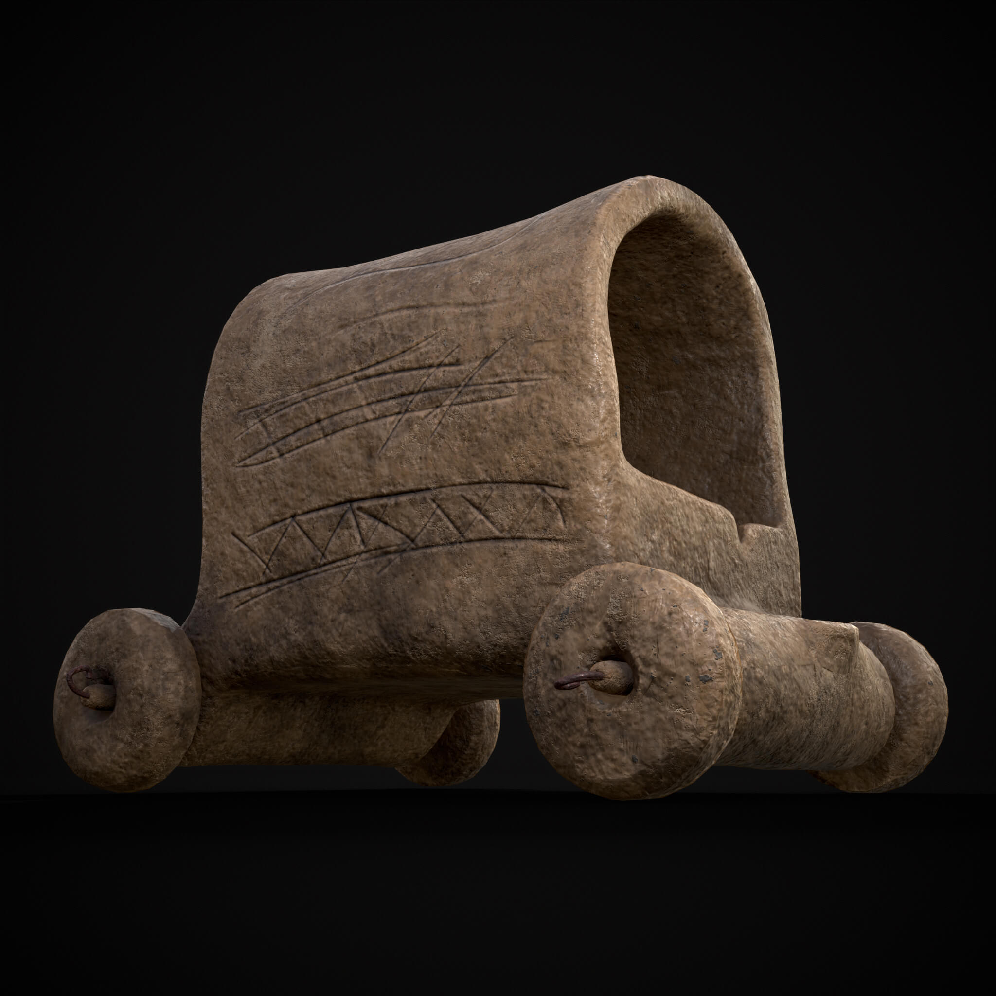Clay Toy Wagon - 3D Model by Get Dead Entertainment