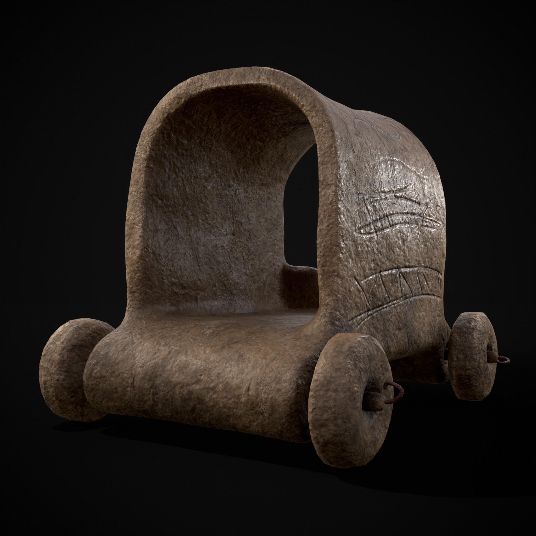 Clay Toy Wagon - 3D Model by Get Dead Entertainment