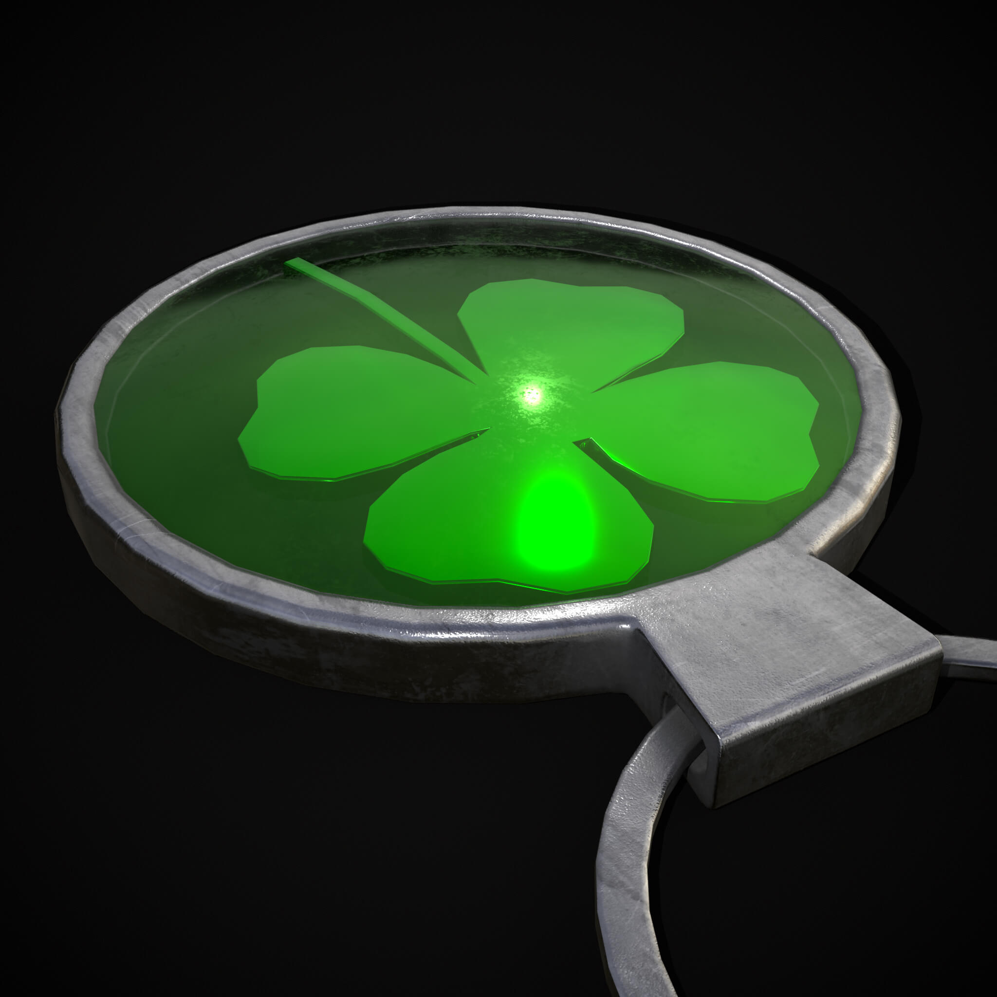 Clover Key Ring - 3D Model by Get Dead Entertainment