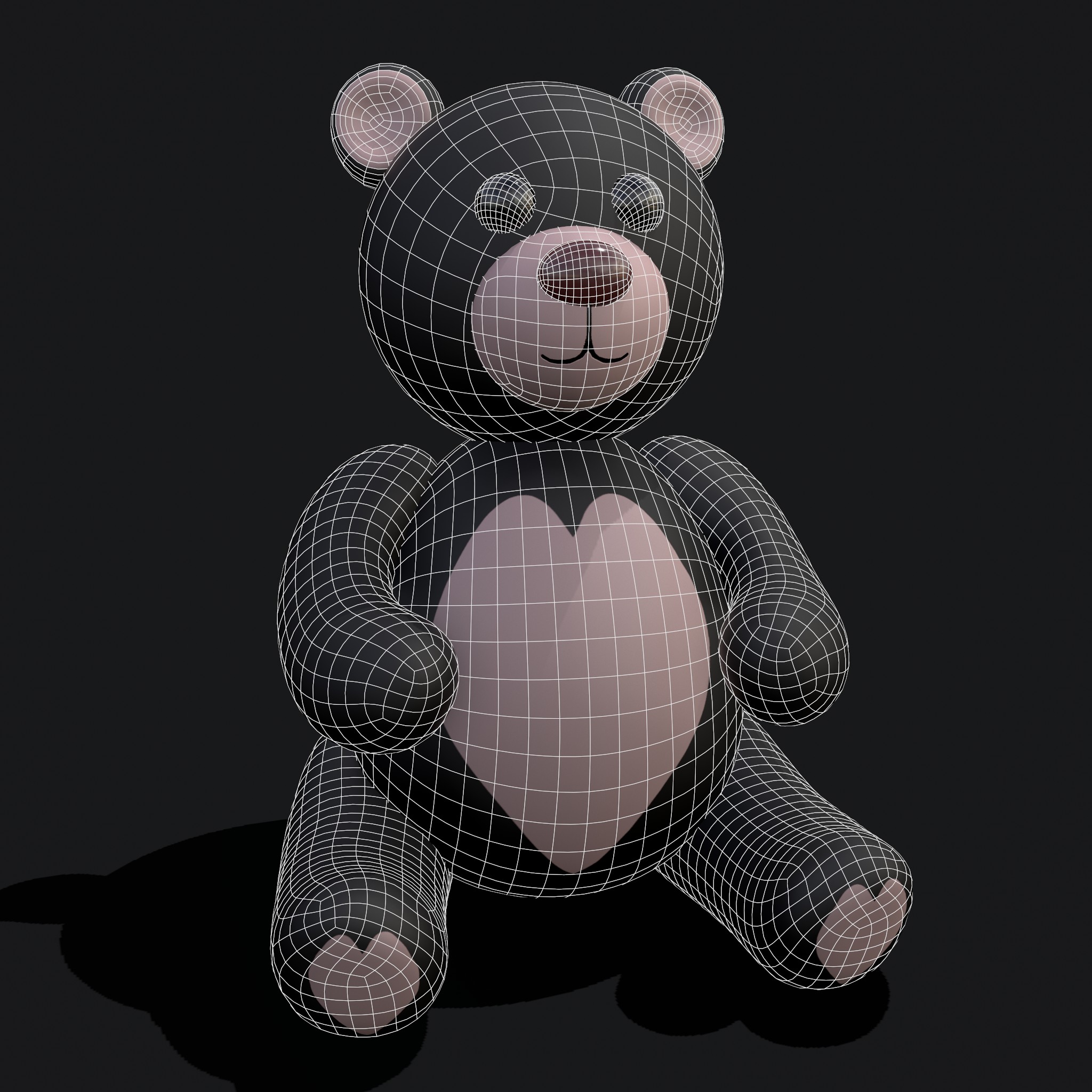 Colored Bear - 3D Model by Get Dead Entertainment