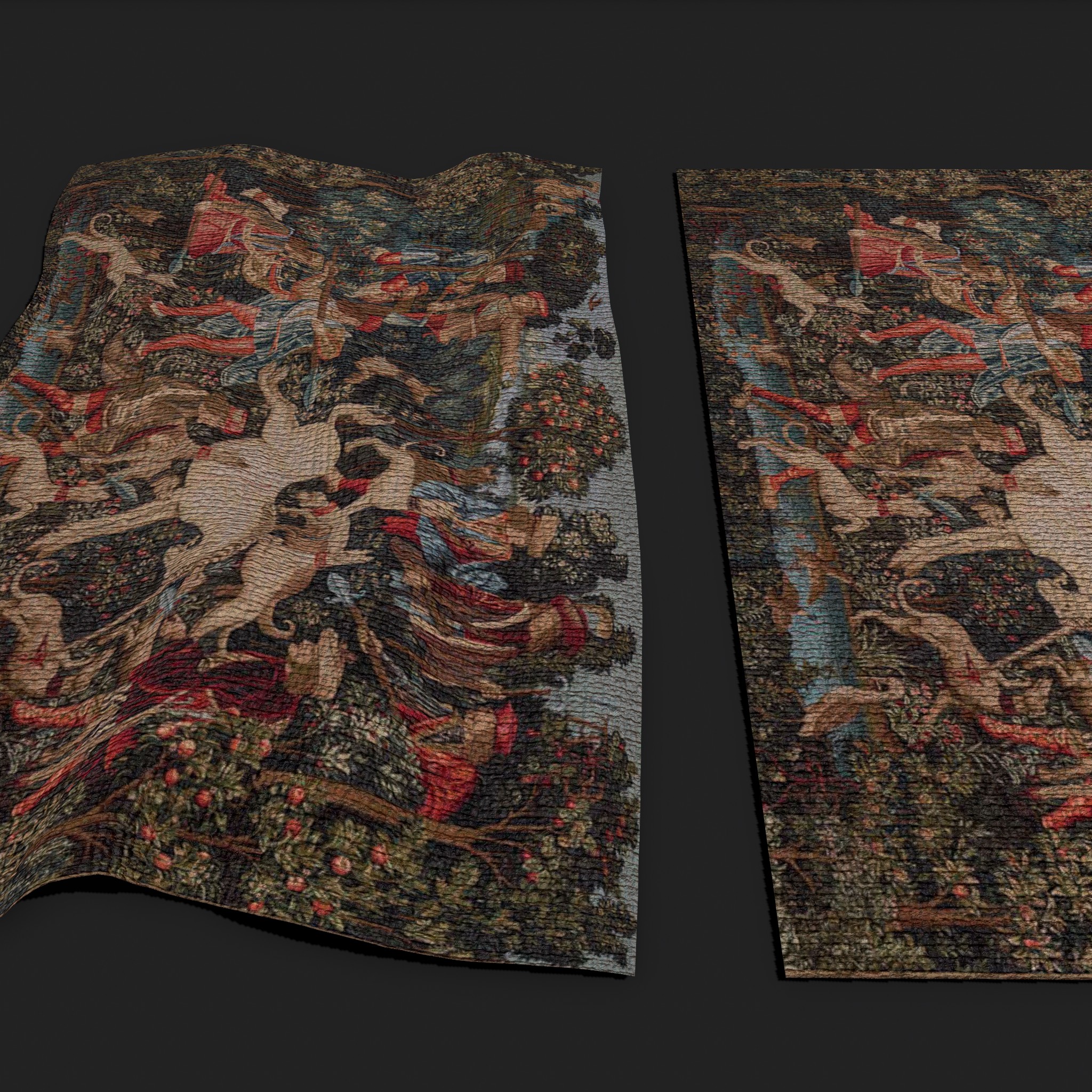 Courtyard Tapestry - 3D Model by Get Dead Entertainment