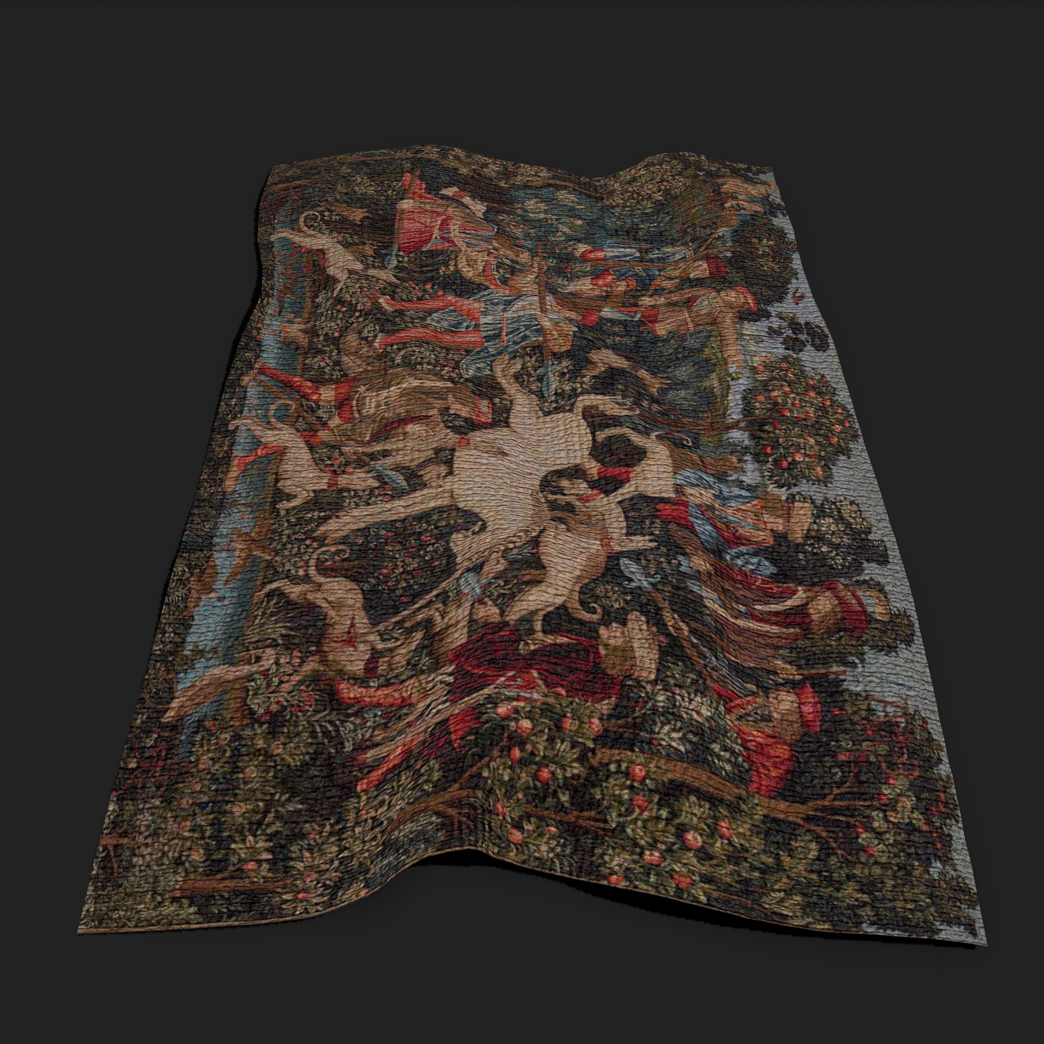 Courtyard Tapestry - 3D Model by Get Dead Entertainment