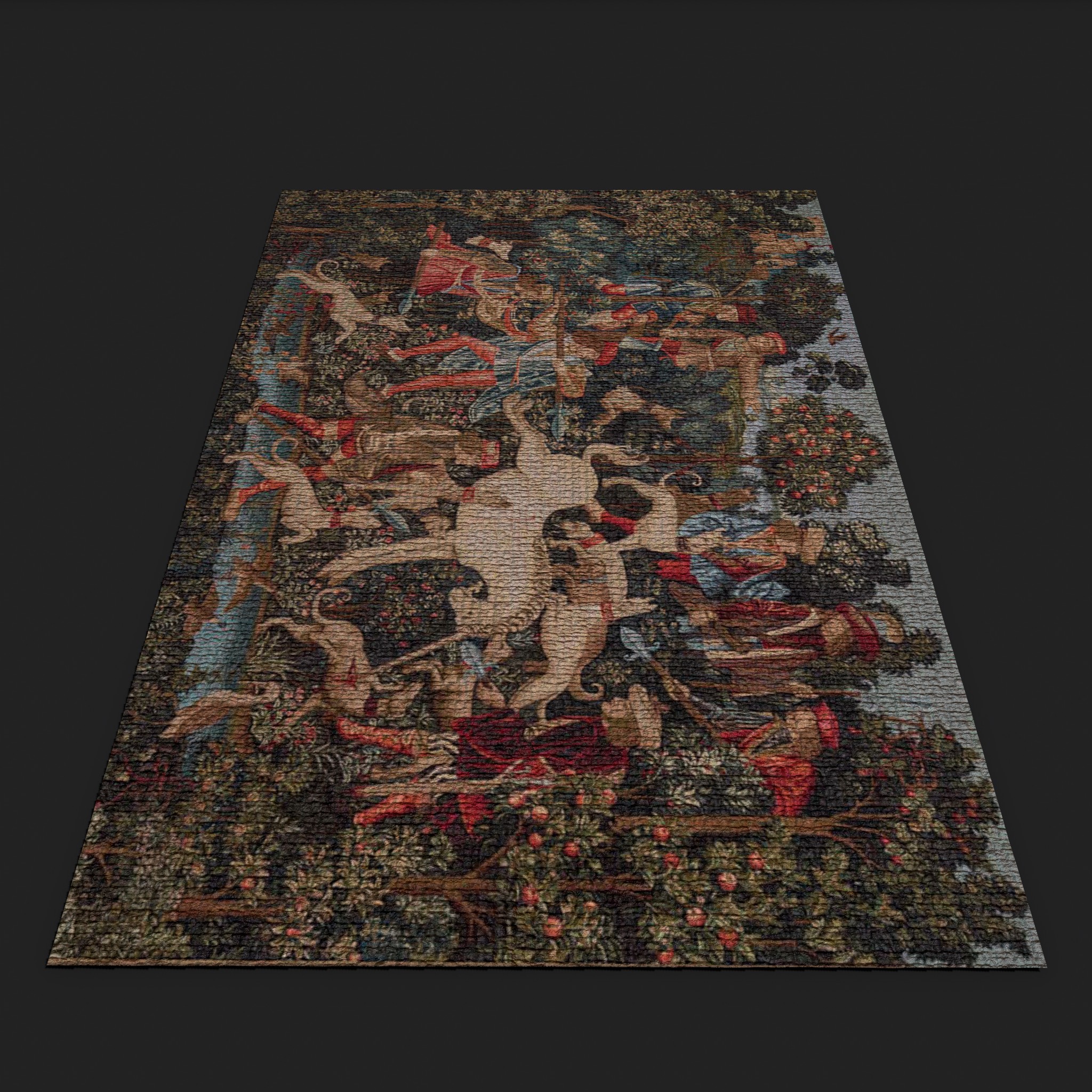Courtyard Tapestry - 3D Model by Get Dead Entertainment