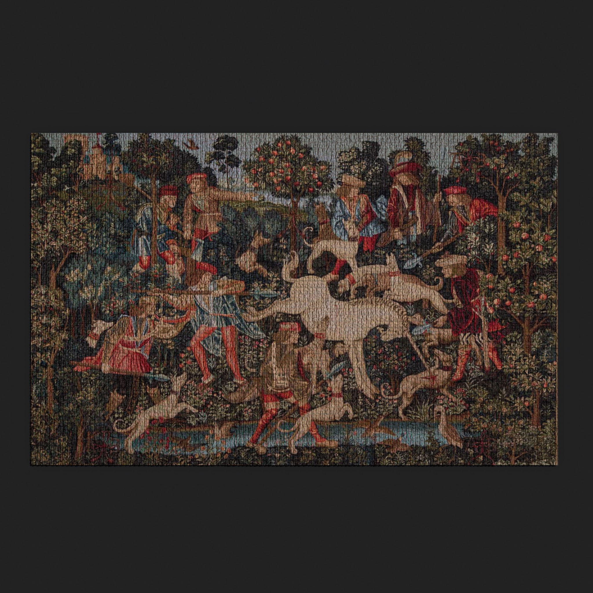Courtyard Tapestry - 3D Model by Get Dead Entertainment