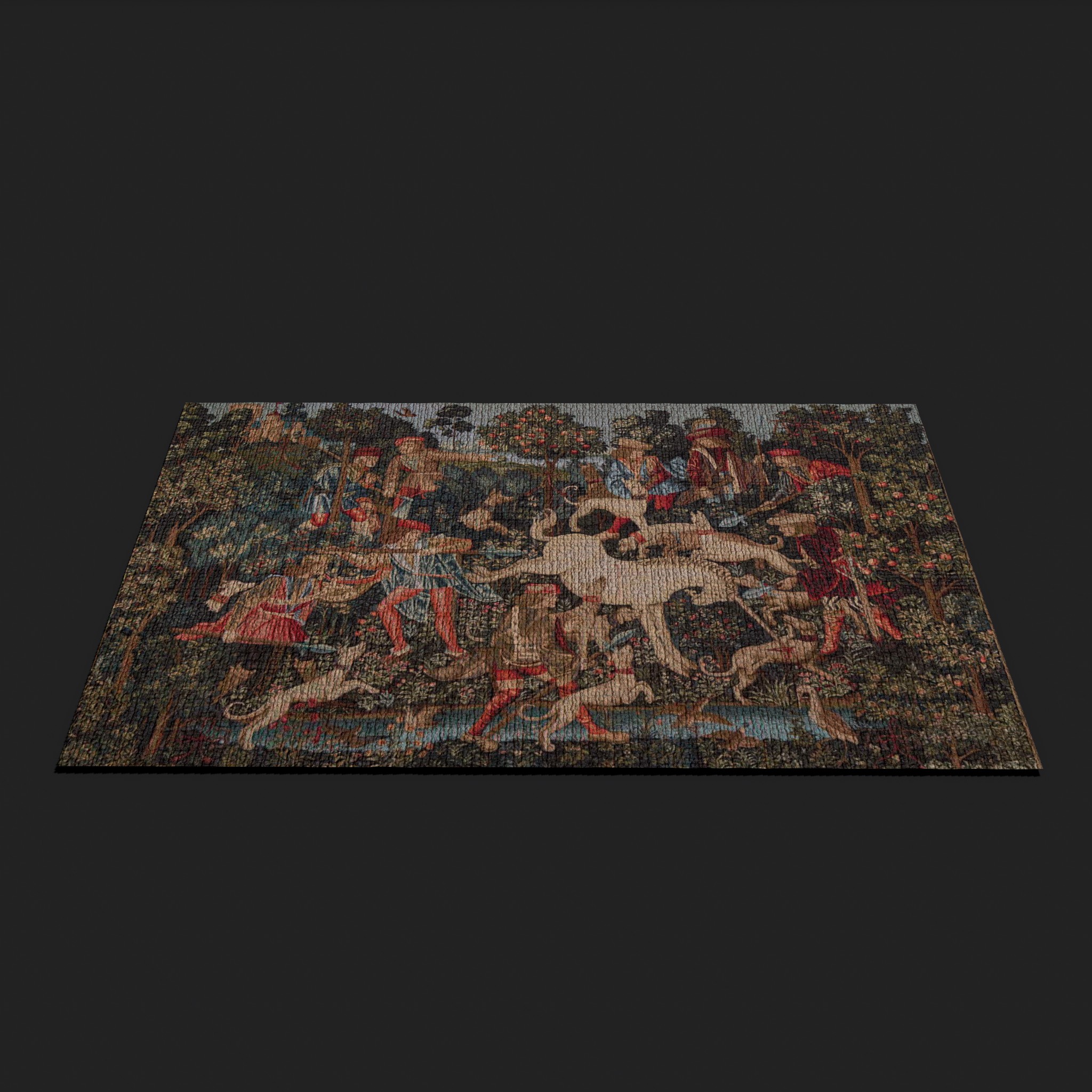 Courtyard Tapestry - 3D Model by Get Dead Entertainment