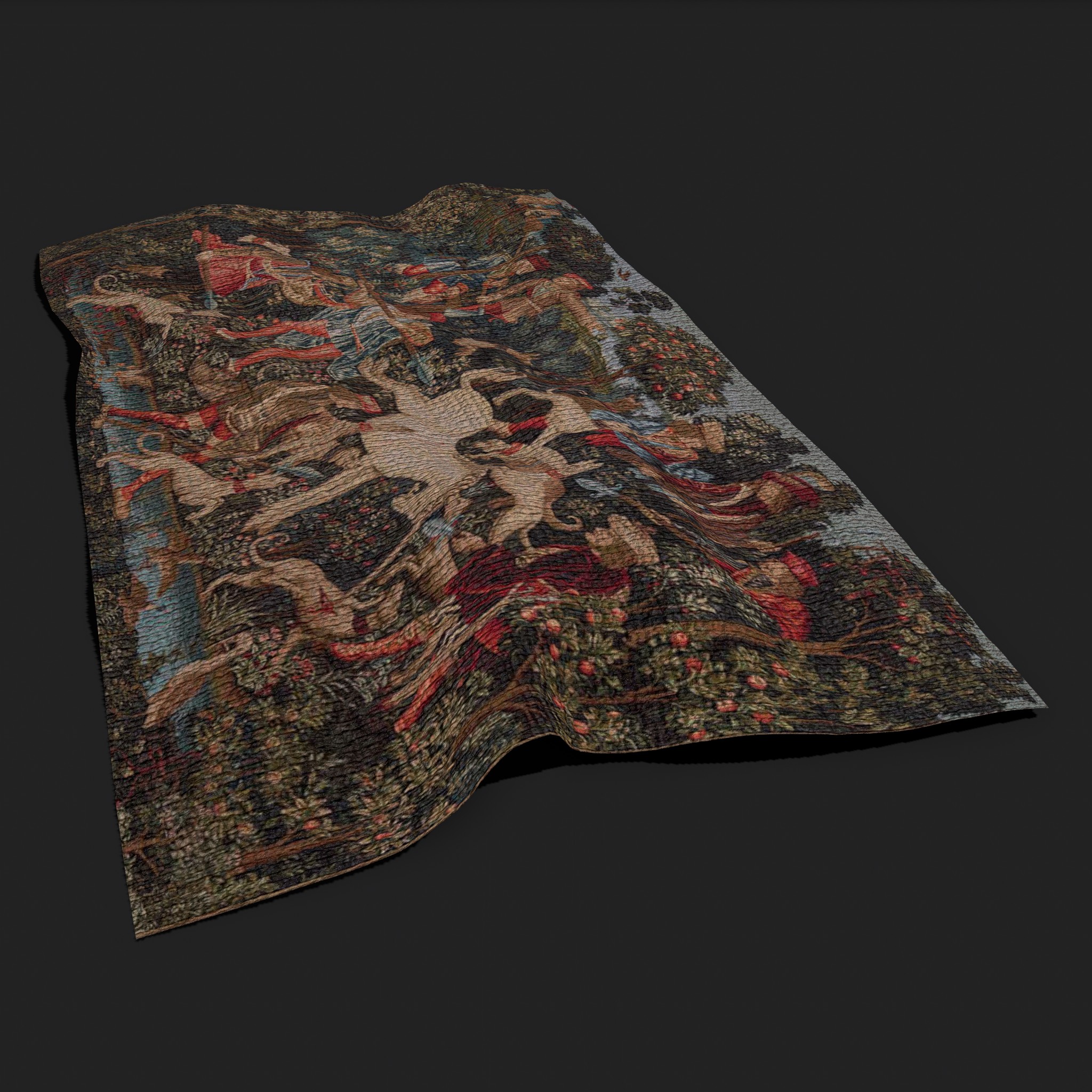 Courtyard Tapestry - 3D Model by Get Dead Entertainment