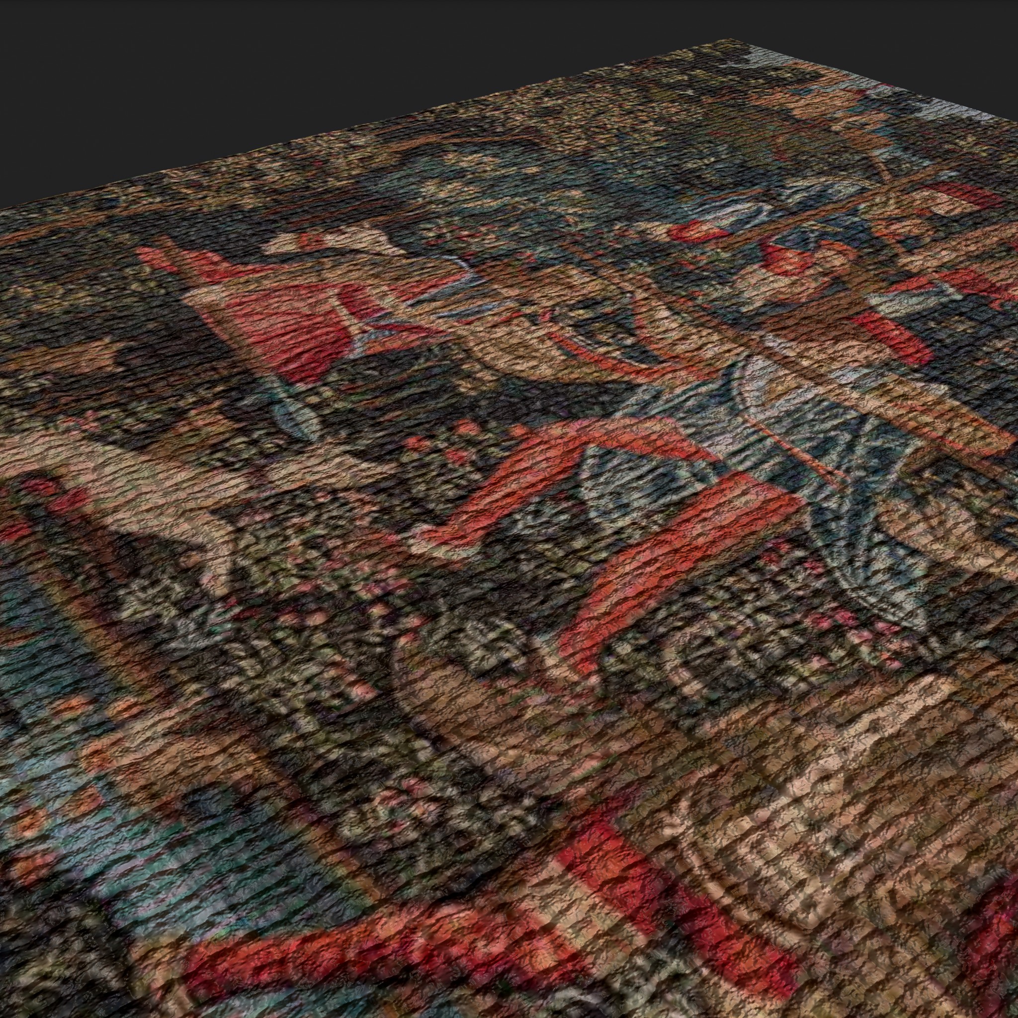 Courtyard Tapestry - 3D Model by Get Dead Entertainment