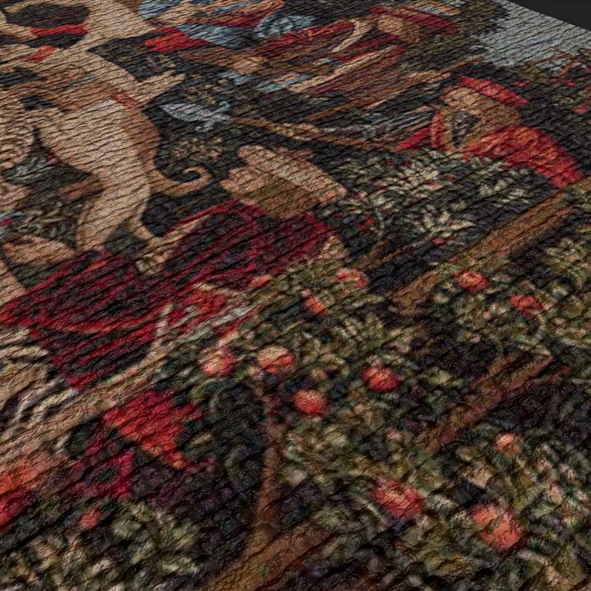 Courtyard Tapestry - 3D Model by Get Dead Entertainment