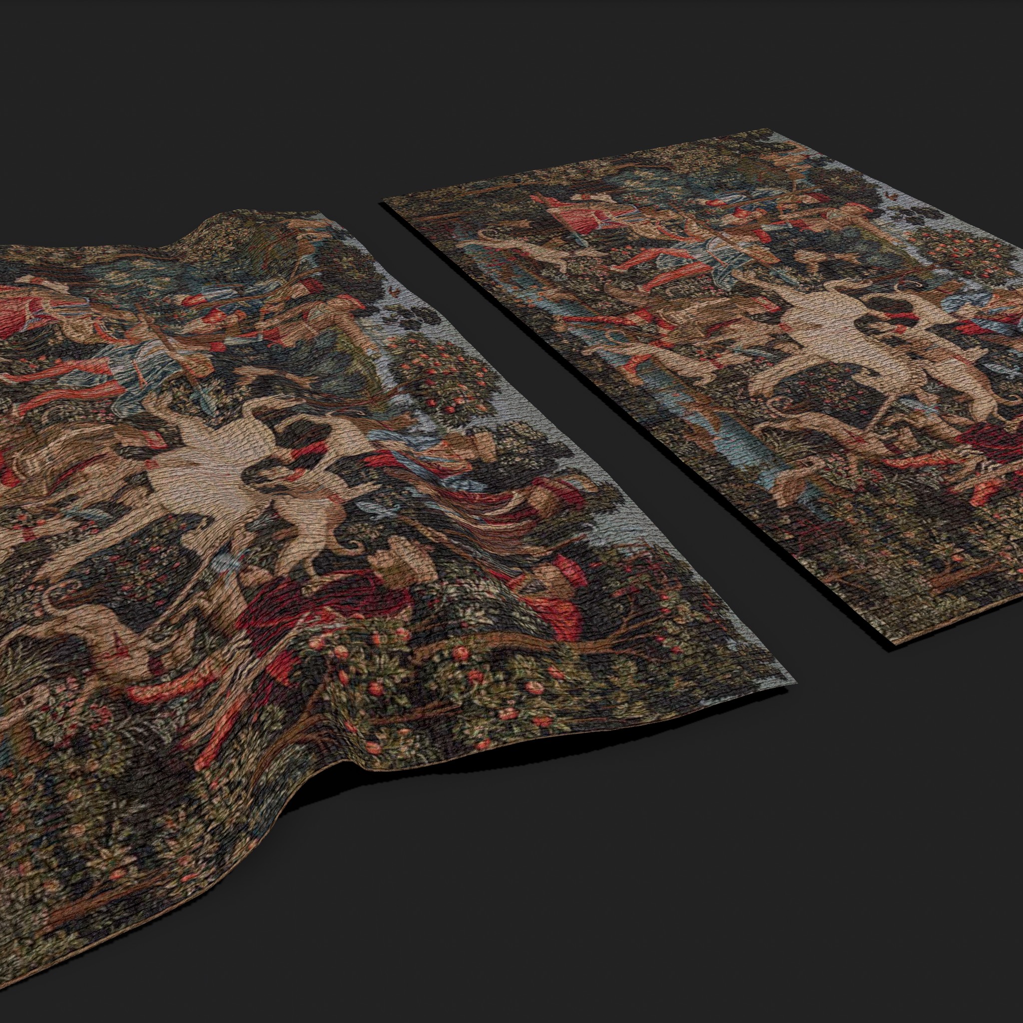 Courtyard Tapestry - 3D Model by Get Dead Entertainment