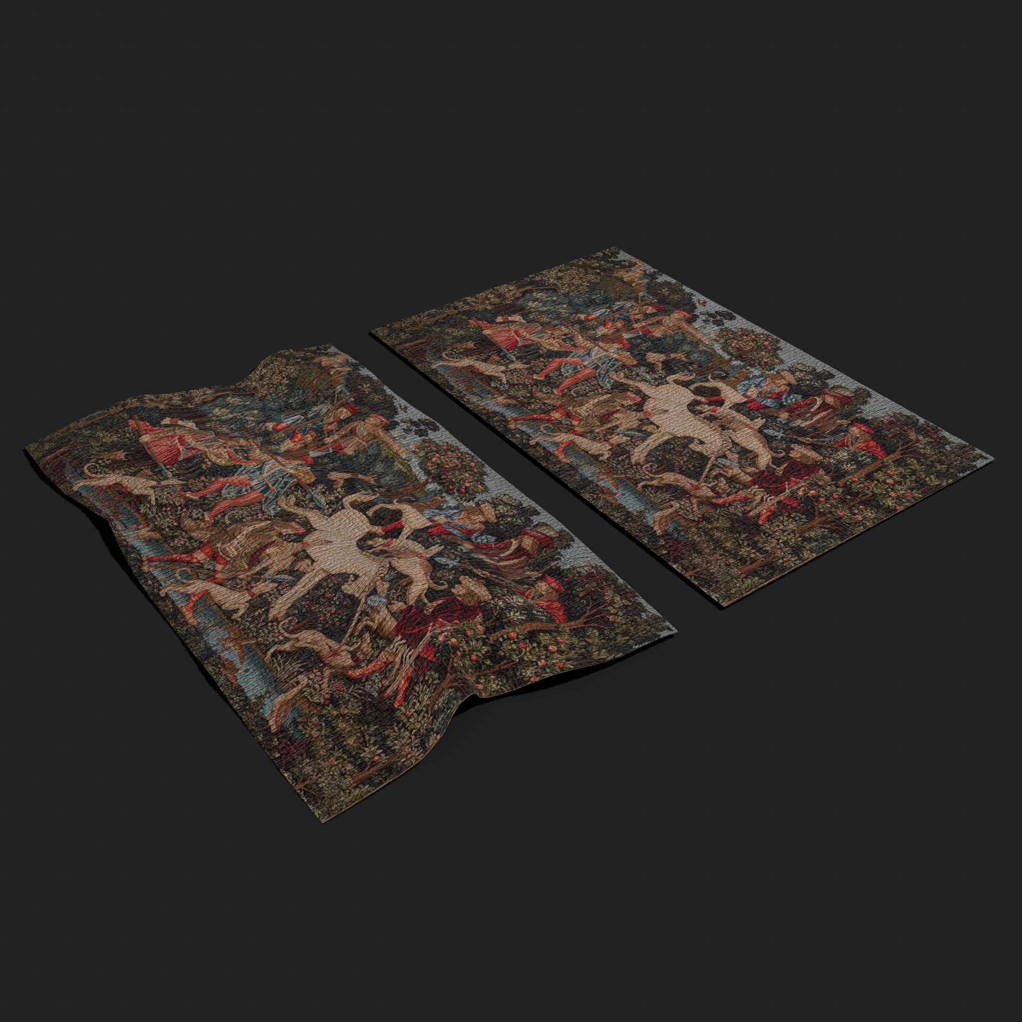 Courtyard Tapestry - 3D Model by Get Dead Entertainment