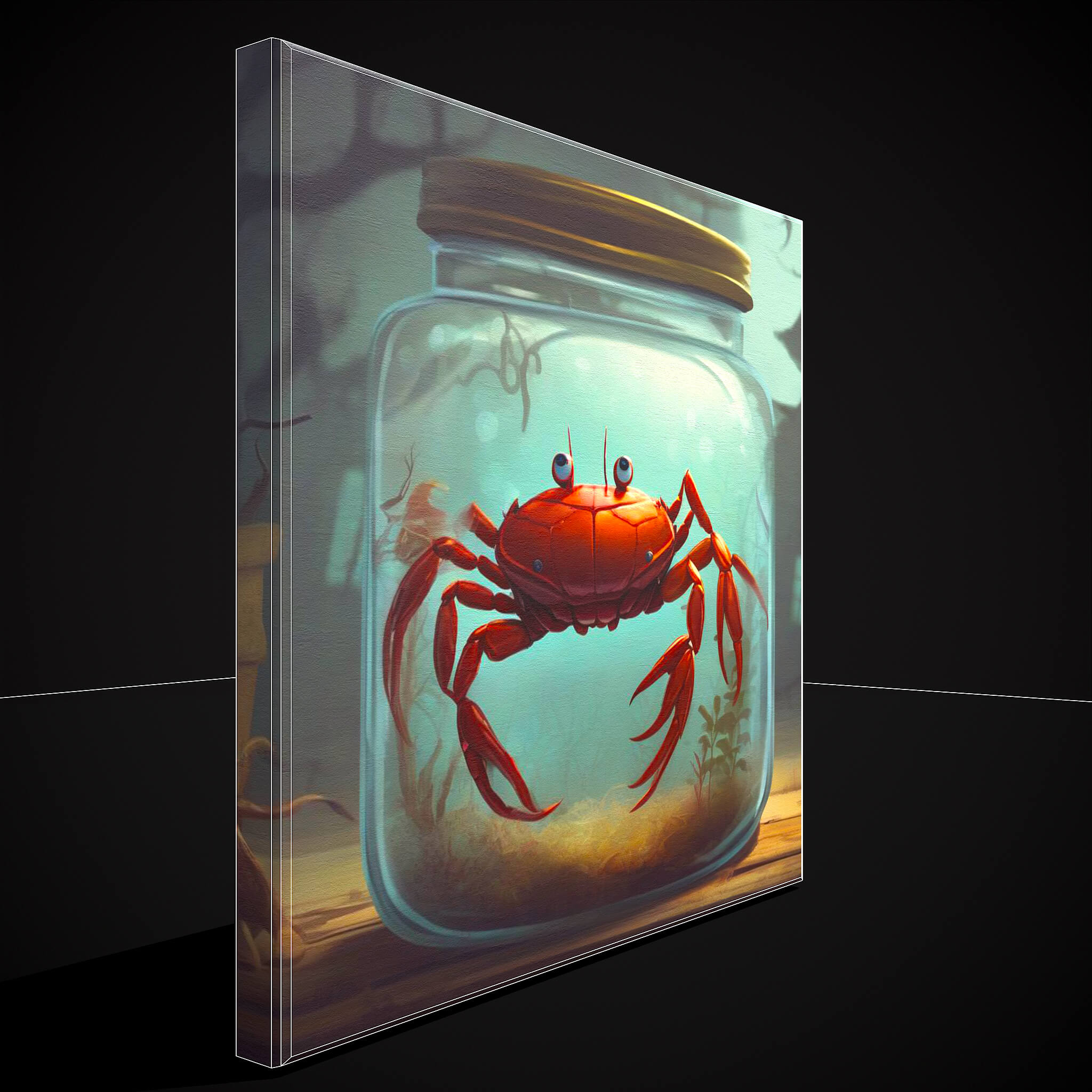 Crab in a Jar Painting - 3D Model by Get Dead Entertainment