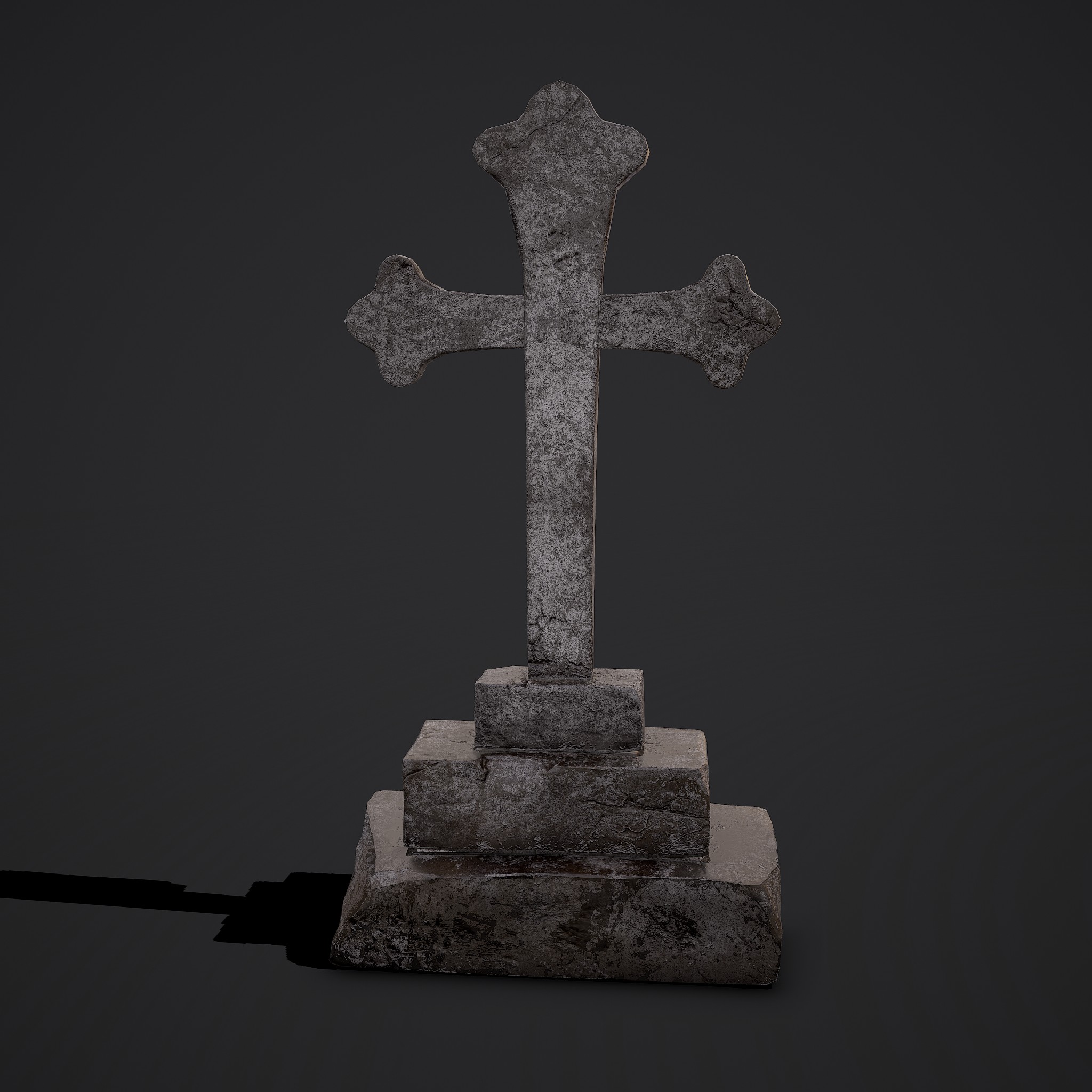 Cross Gravestone - 3D Model by Get Dead Entertainment