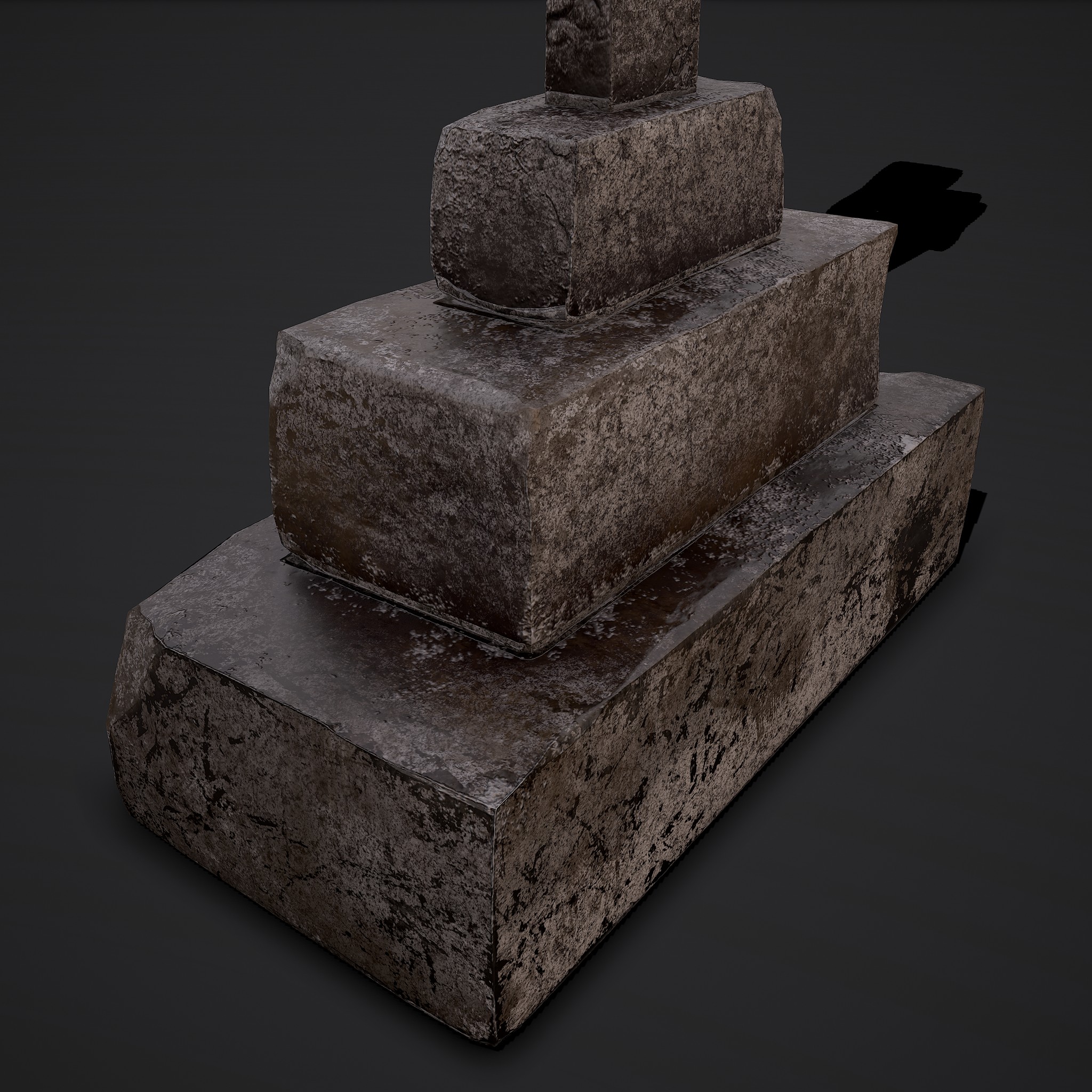 Cross Gravestone - 3D Model by Get Dead Entertainment