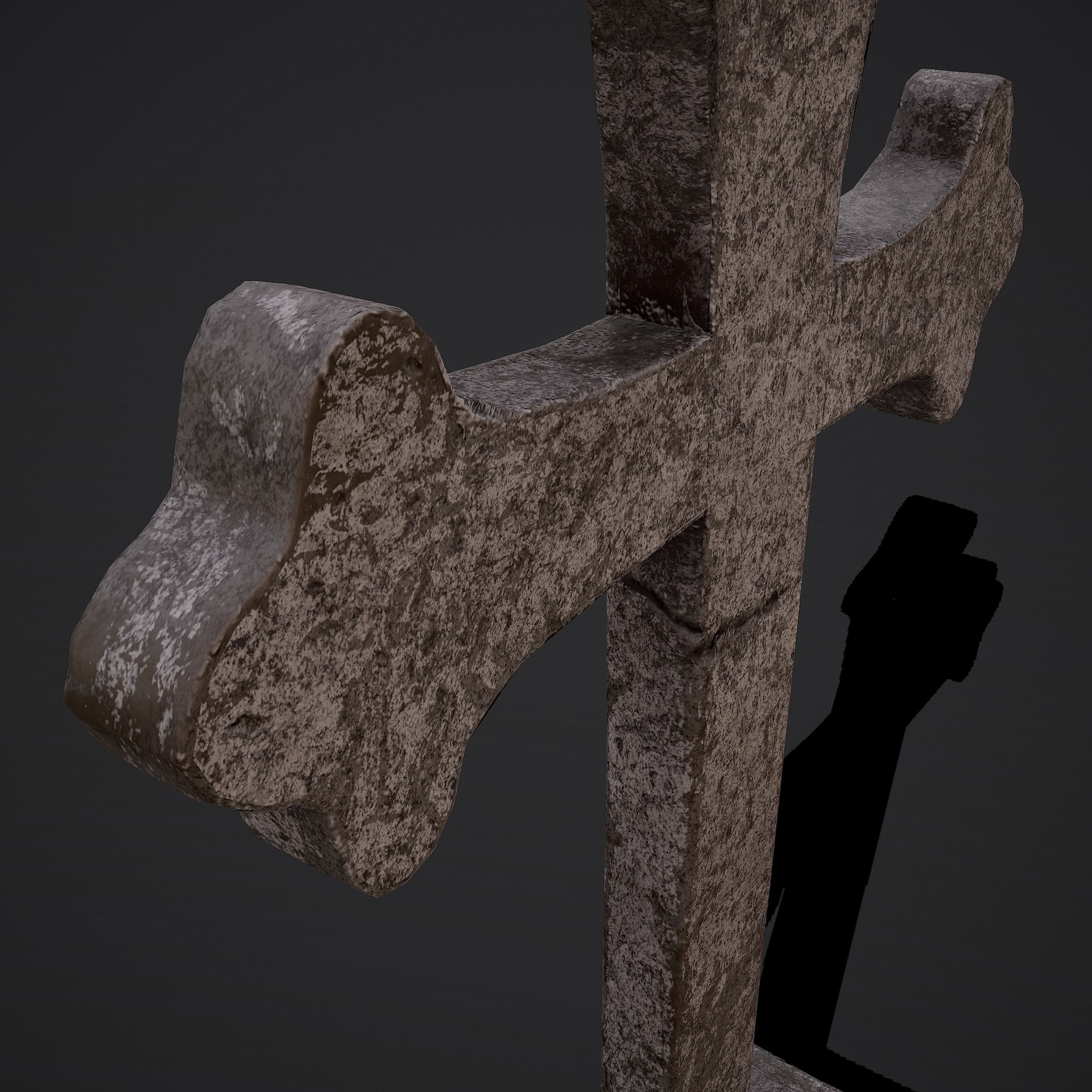 Cross Gravestone - 3D Model by Get Dead Entertainment