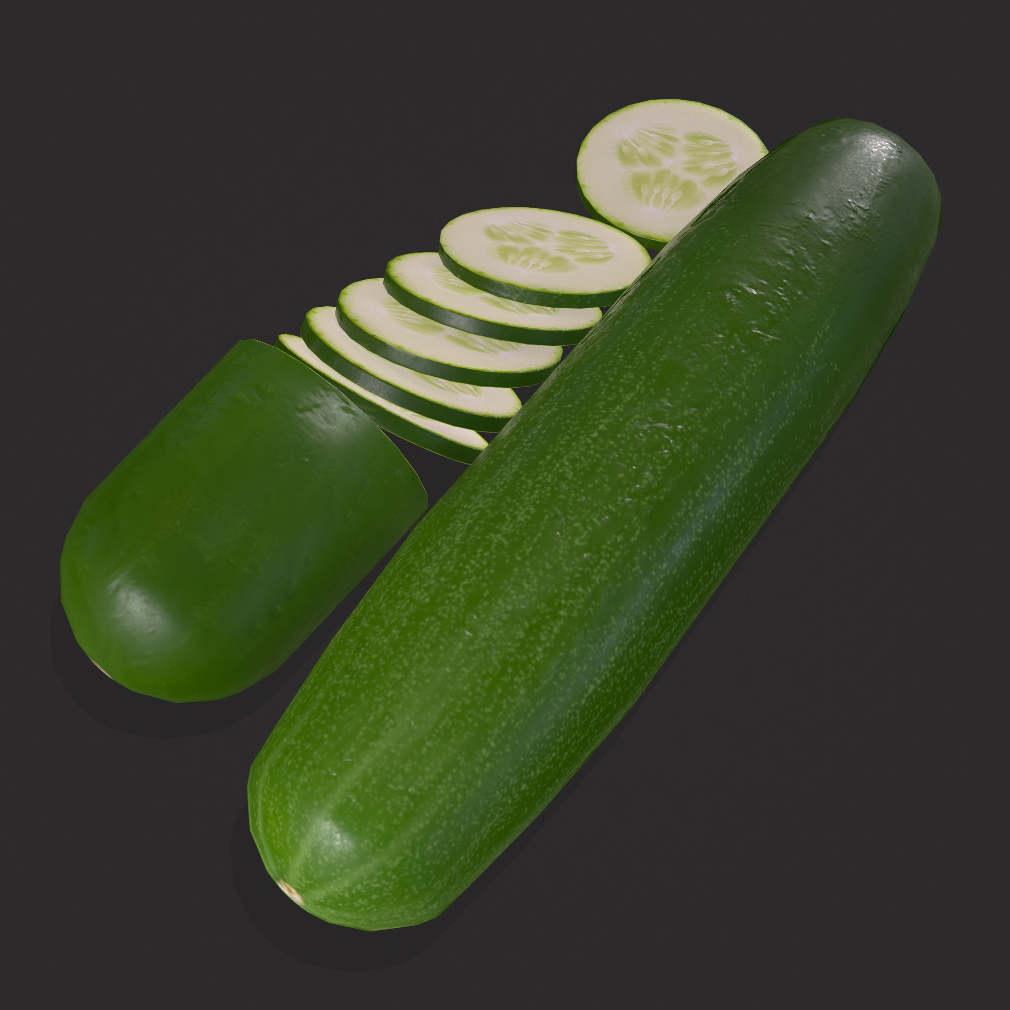 Cucumber Veggie - 3D Model by Get Dead Entertainment