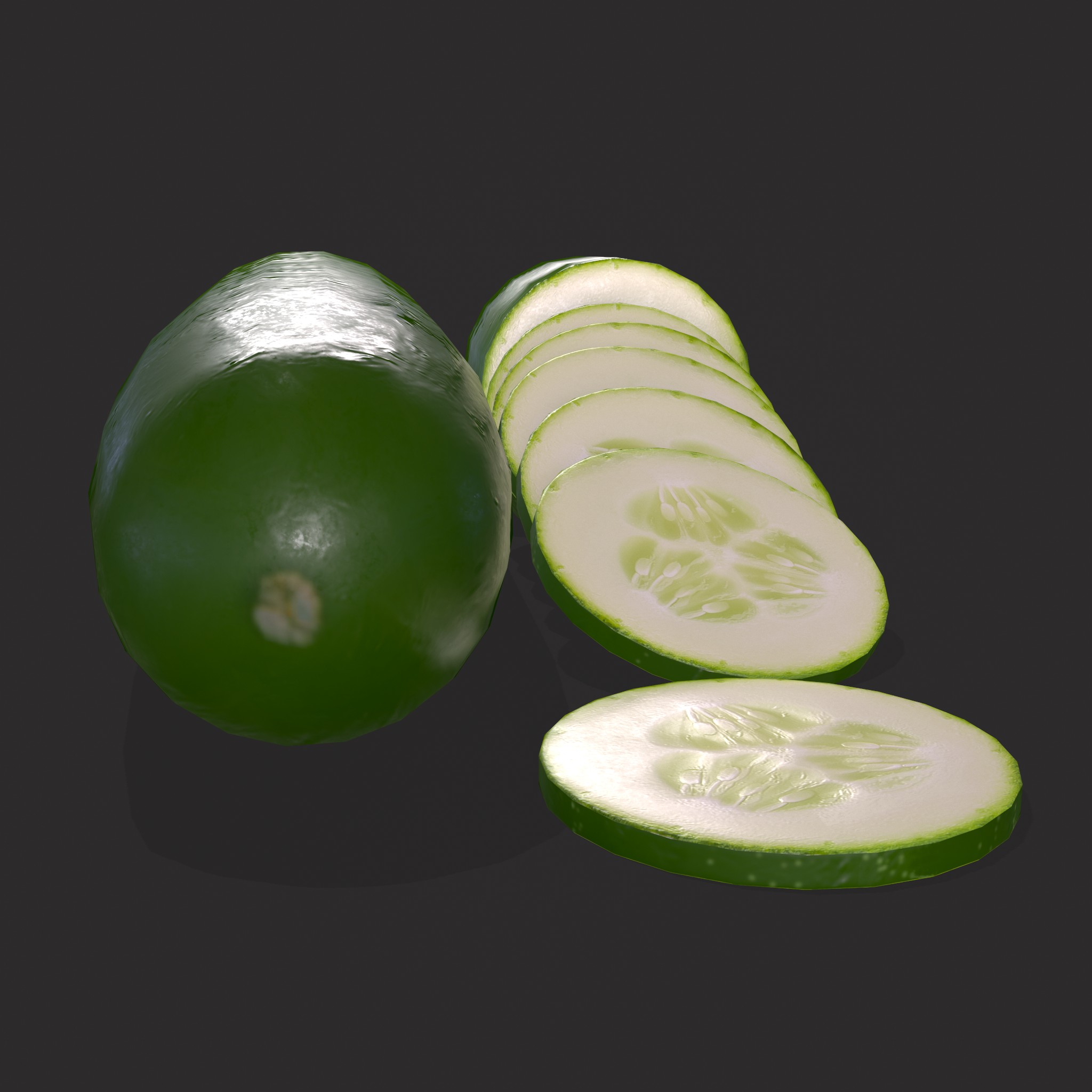Cucumber Veggie - 3D Model by Get Dead Entertainment