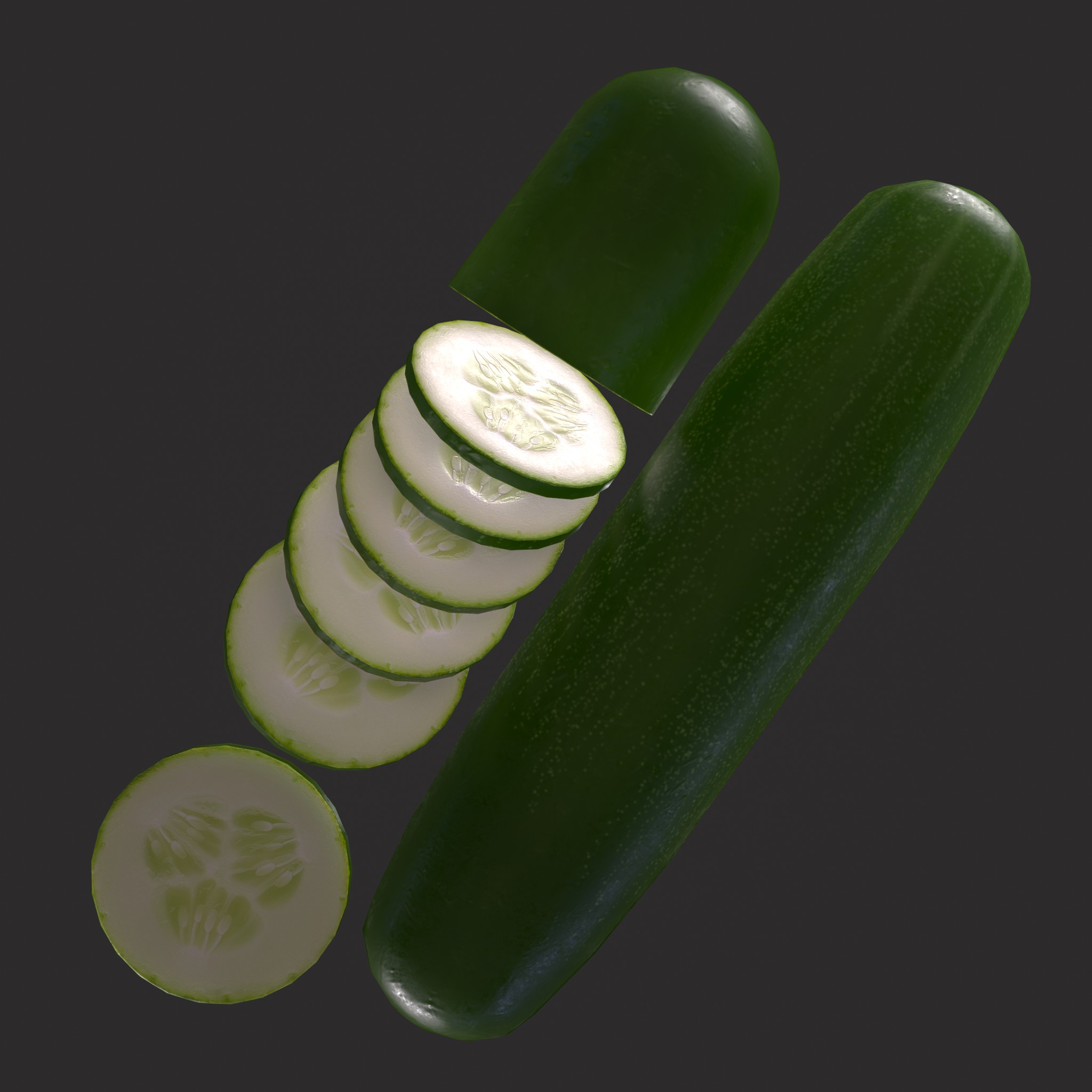 Cucumber Veggie - 3D Model by Get Dead Entertainment