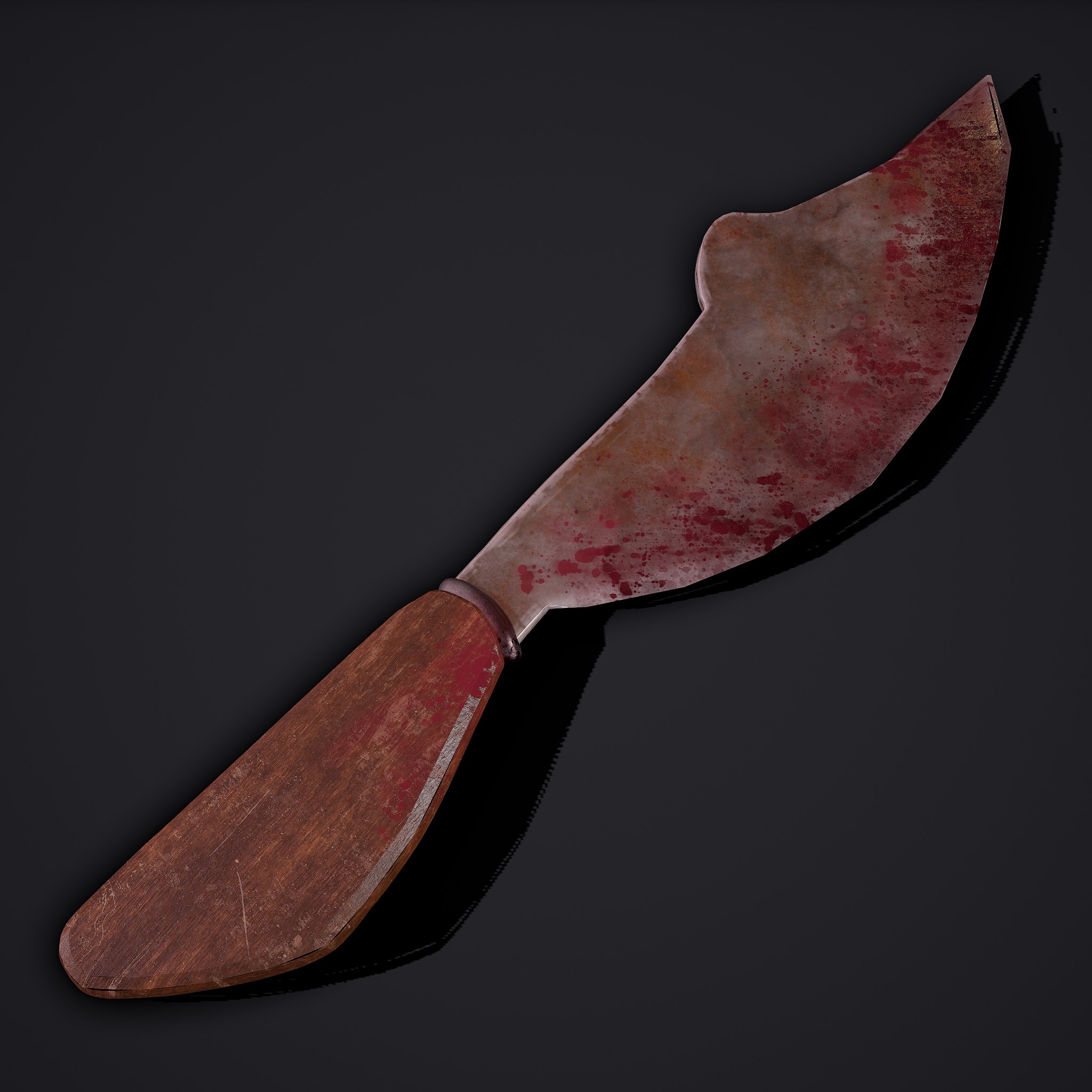 Curved Knife and Hilt 3 - 3D Model by Get Dead Entertainment