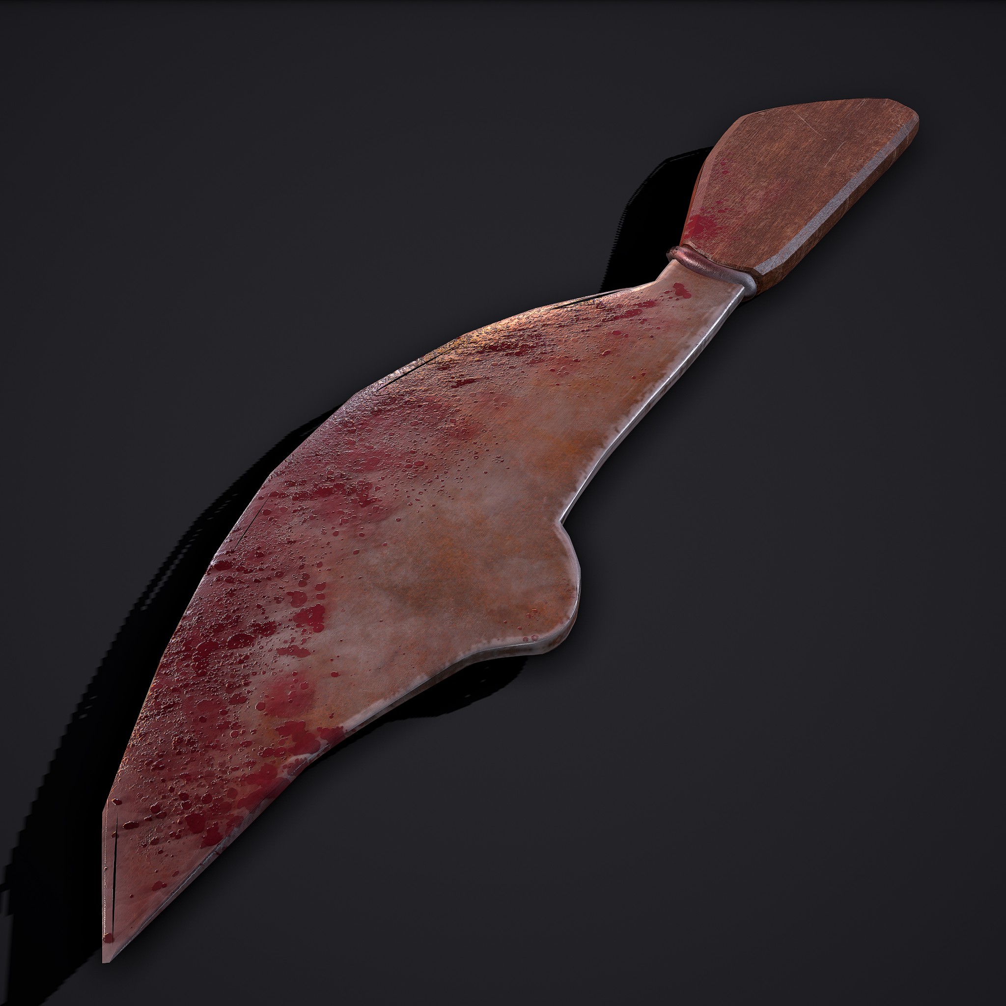 Curved Knife and Hilt 3 - 3D Model by Get Dead Entertainment