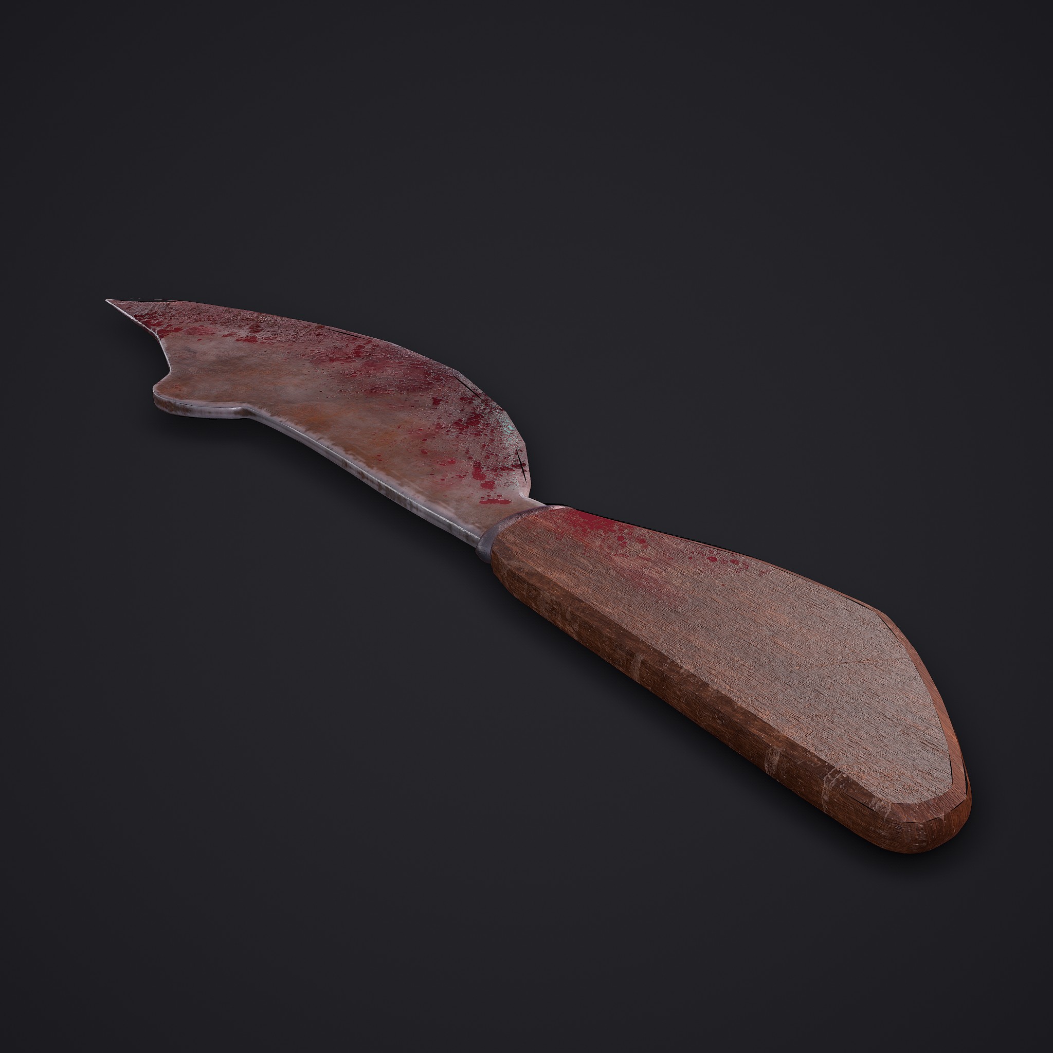 Curved Knife and Hilt 3 - 3D Model by Get Dead Entertainment