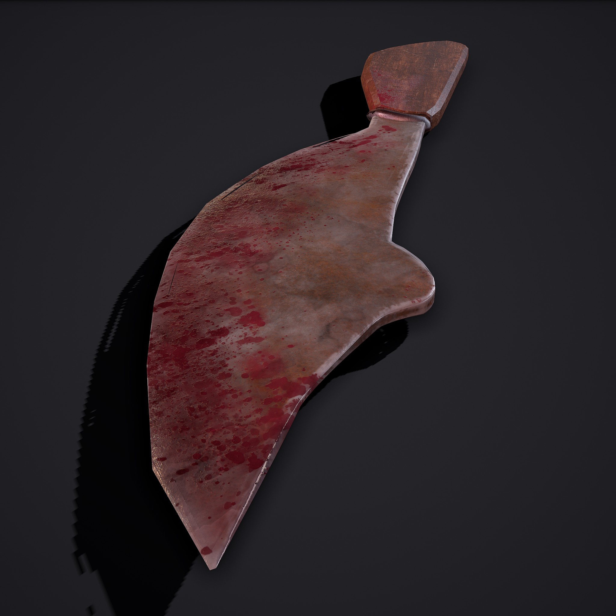 Curved Knife and Hilt 3 - 3D Model by Get Dead Entertainment