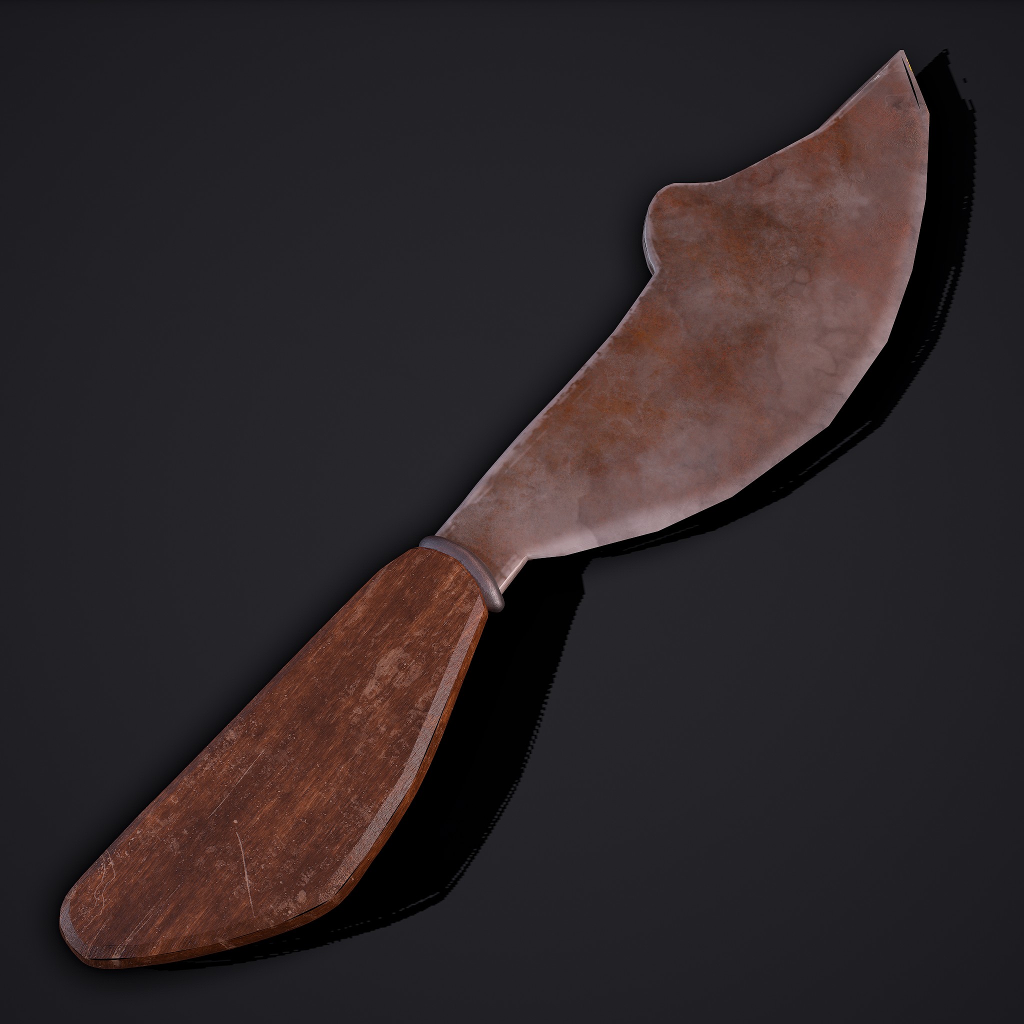 Curved Knife and Hilt 3 - 3D Model by Get Dead Entertainment