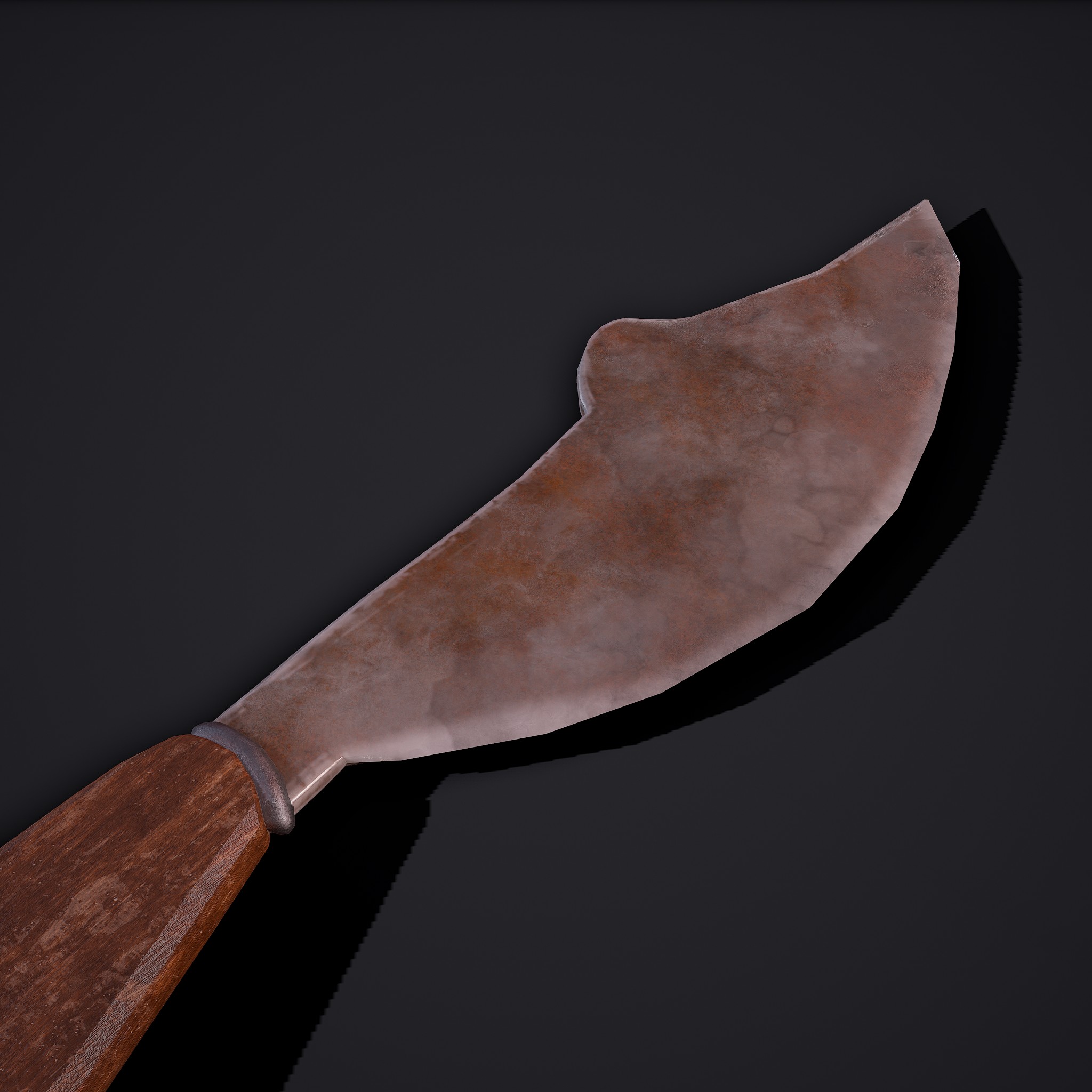 Curved Knife and Hilt 3 - 3D Model by Get Dead Entertainment