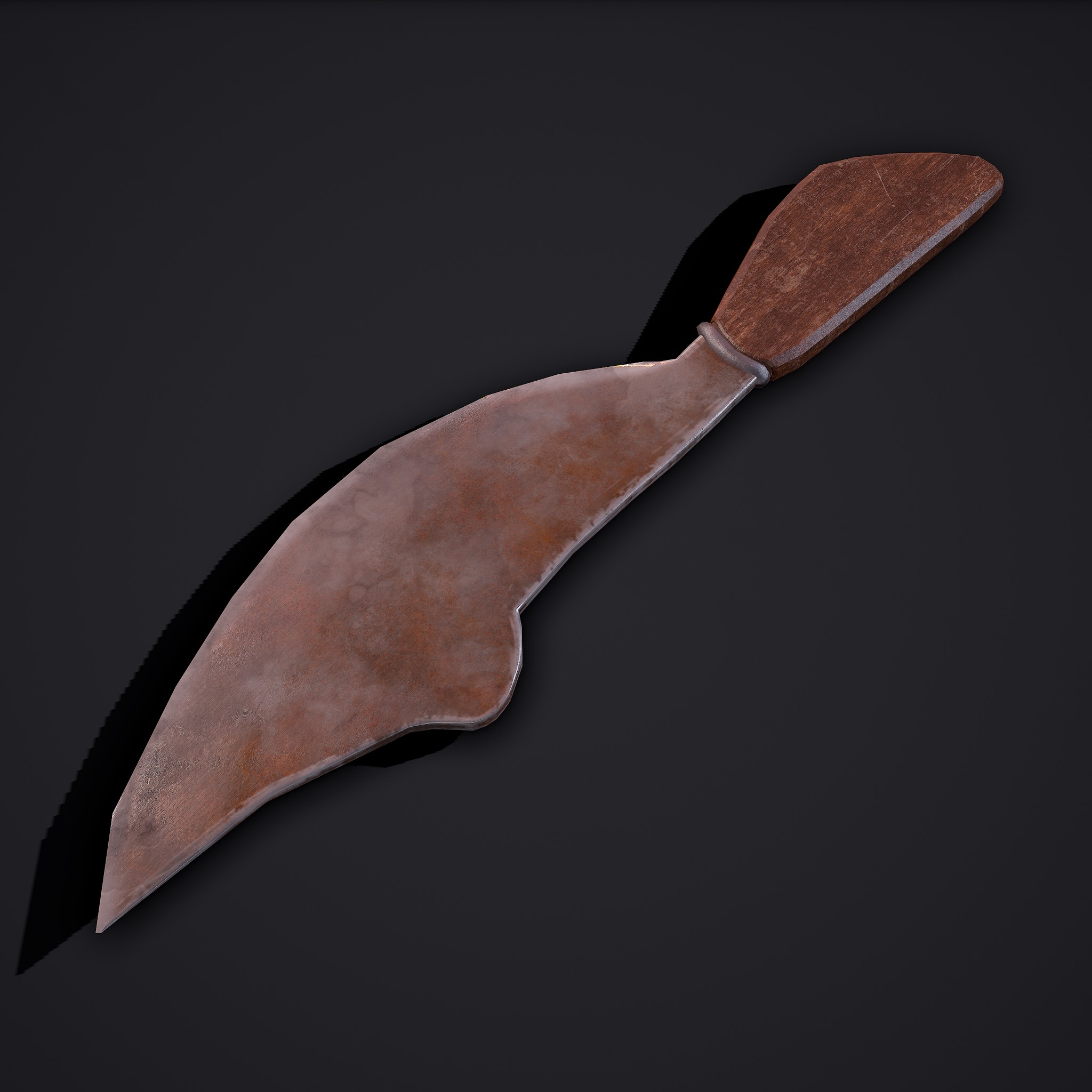 Curved Knife and Hilt 3 - 3D Model by Get Dead Entertainment