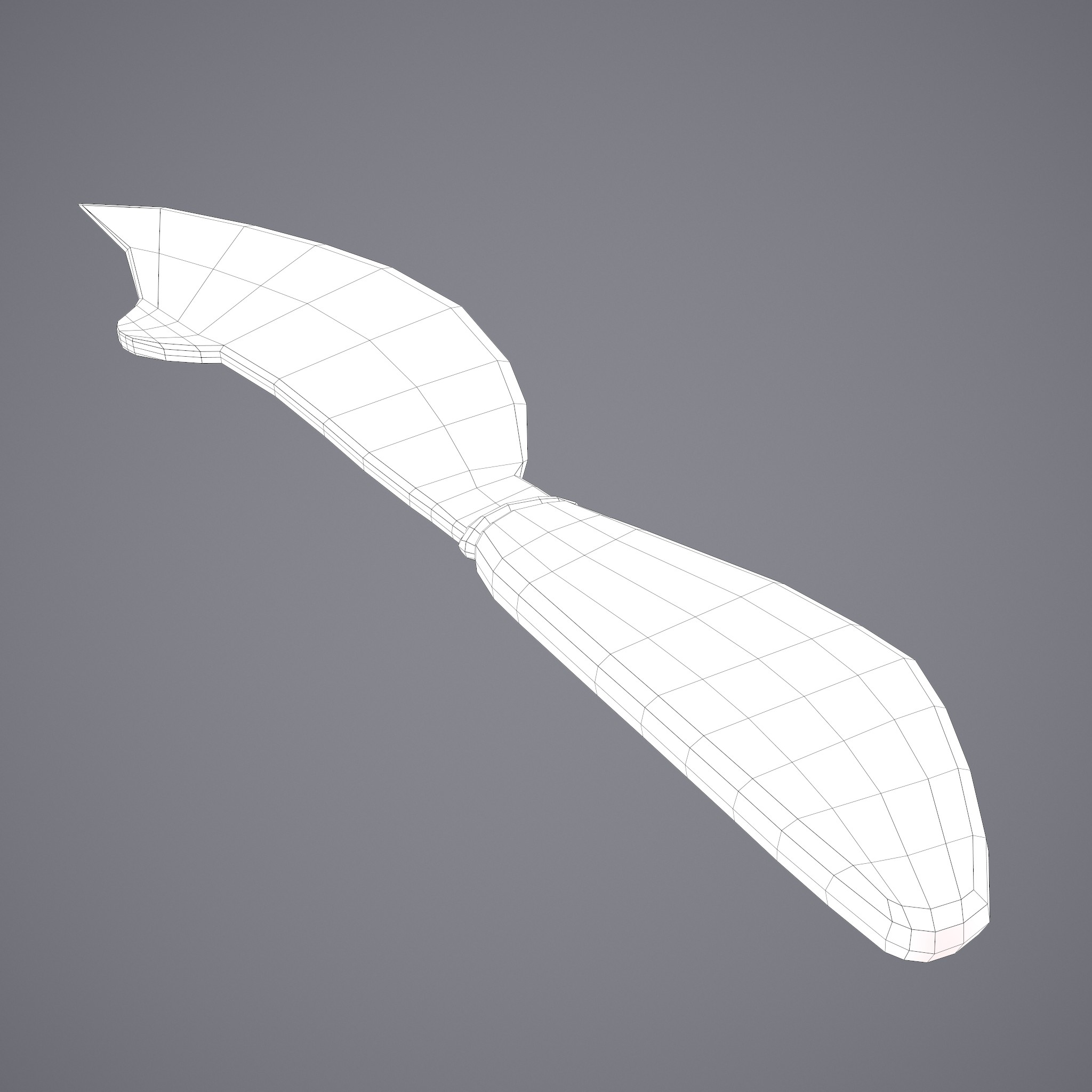 Curved Knife and Hilt 3 - 3D Model by Get Dead Entertainment