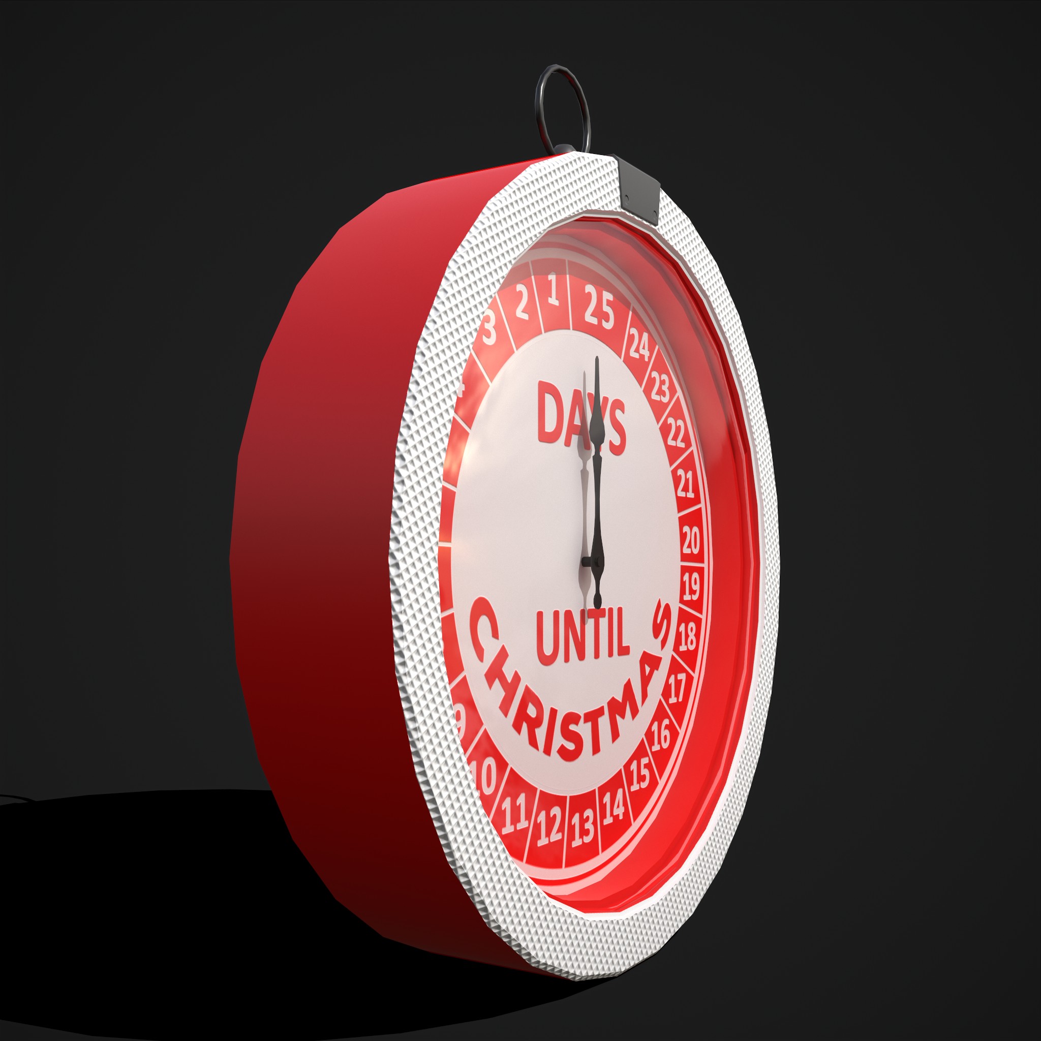 Days Until Christmas Clock - 3D Model by Get Dead Entertainment