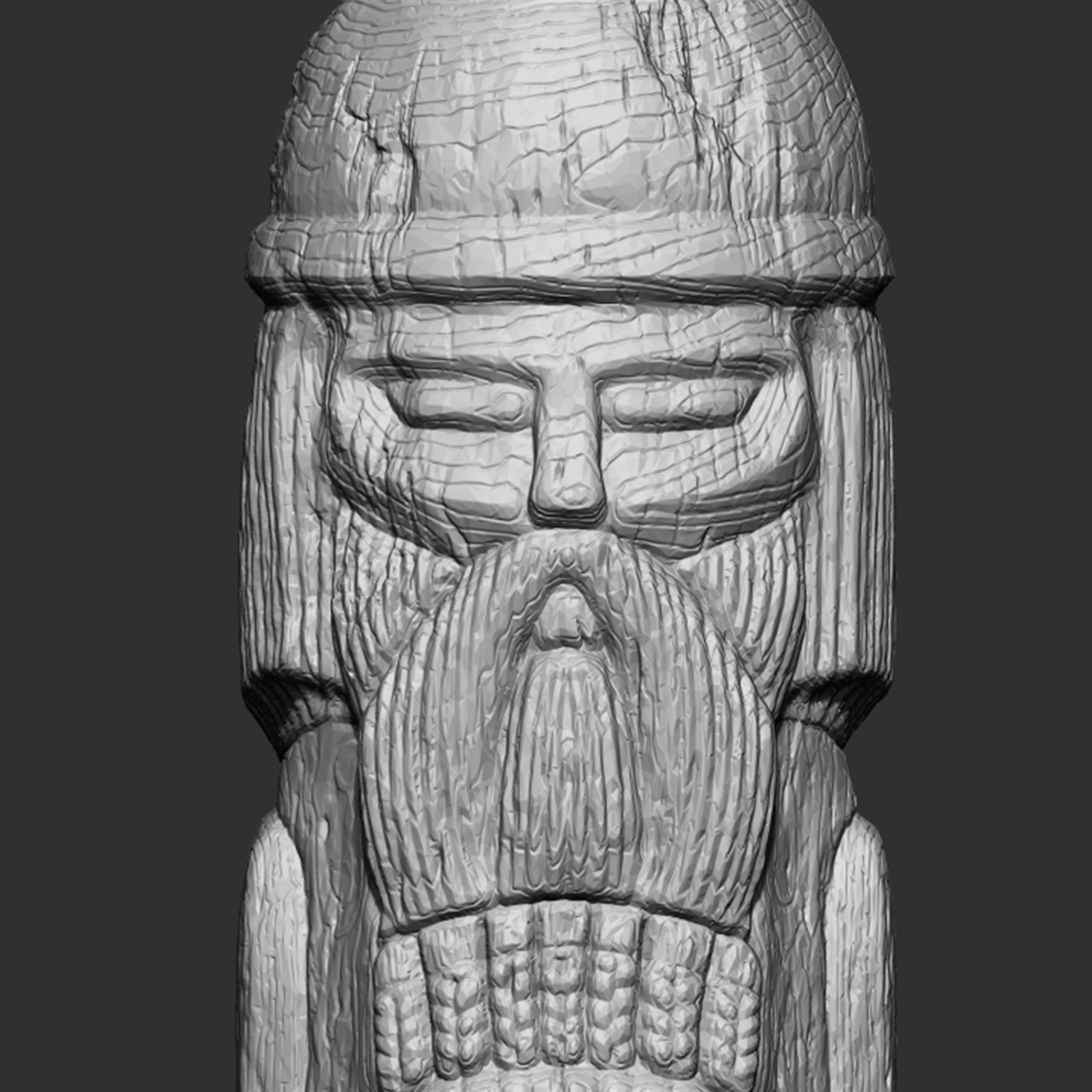 Dazhbog Old Wooden Figurine - 3D Model by Get Dead Entertainment