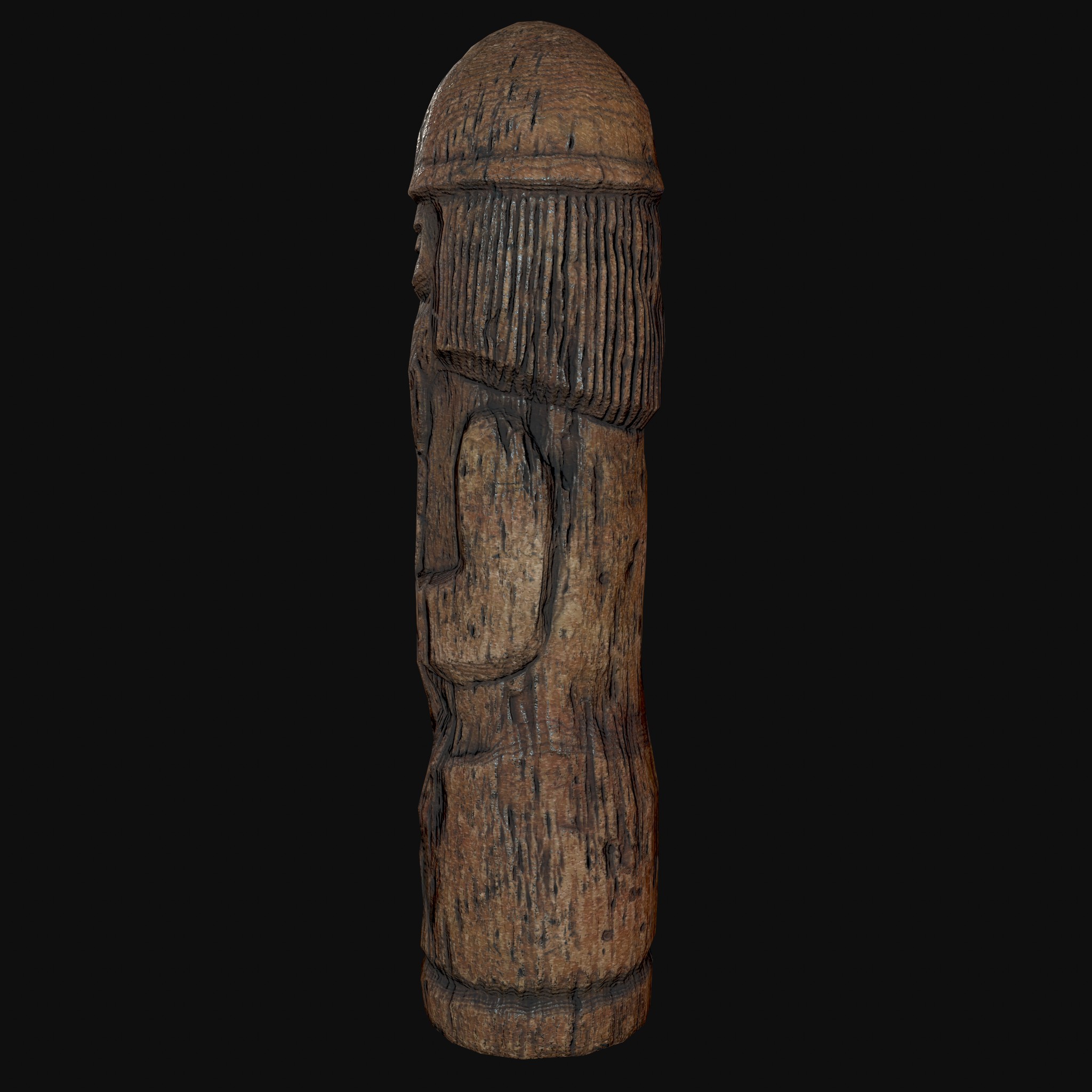 Dazhbog Old Wooden Figurine - 3D Model by Get Dead Entertainment