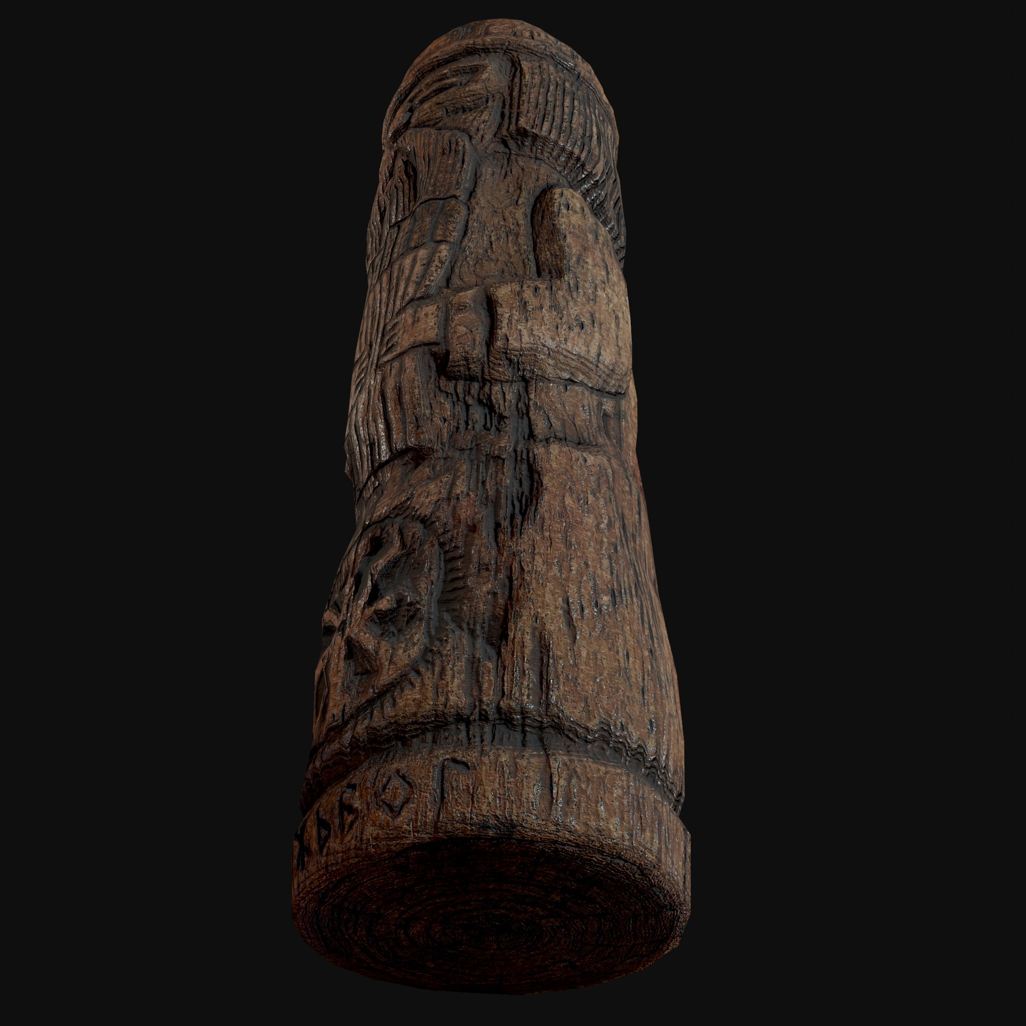 Dazhbog Old Wooden Figurine - 3D Model by Get Dead Entertainment