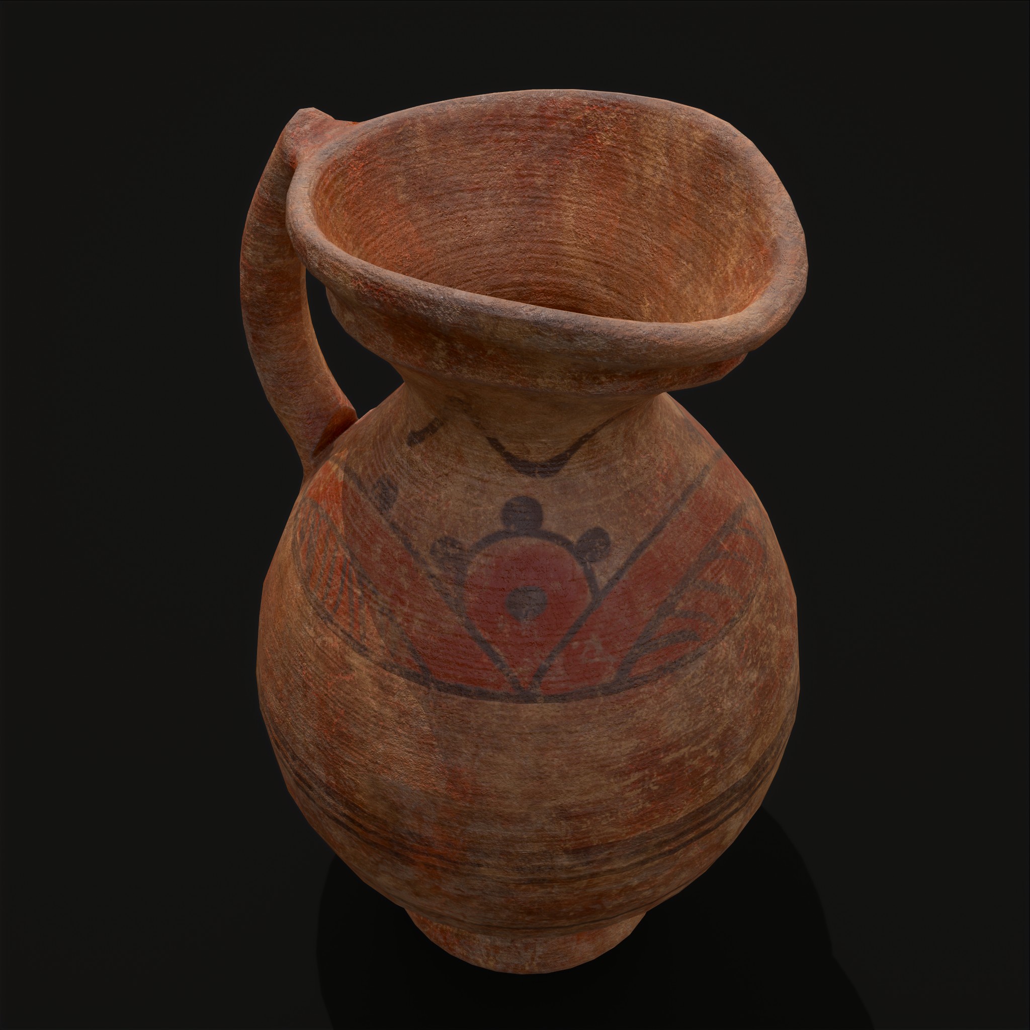 Decorated Medieval Earthenware Pitcher - 3D Model by Get Dead Entertainment