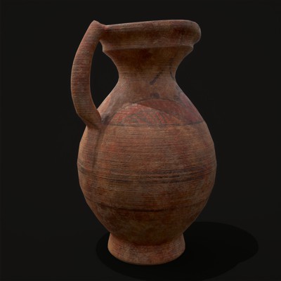 Decorated Medieval Earthenware Pitcher - 3D Model by Get Dead Entertainment