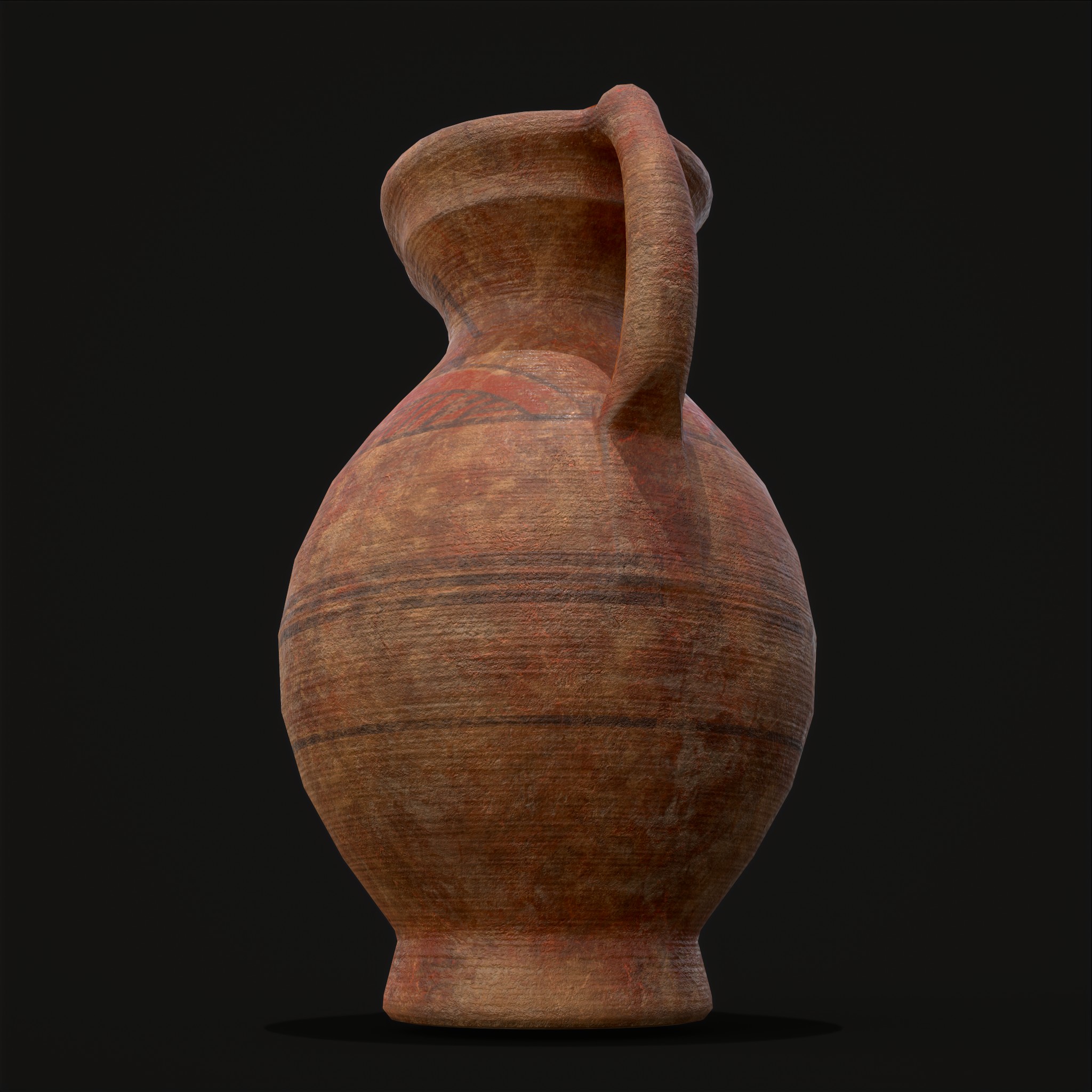 Decorated Medieval Earthenware Pitcher - 3D Model by Get Dead Entertainment