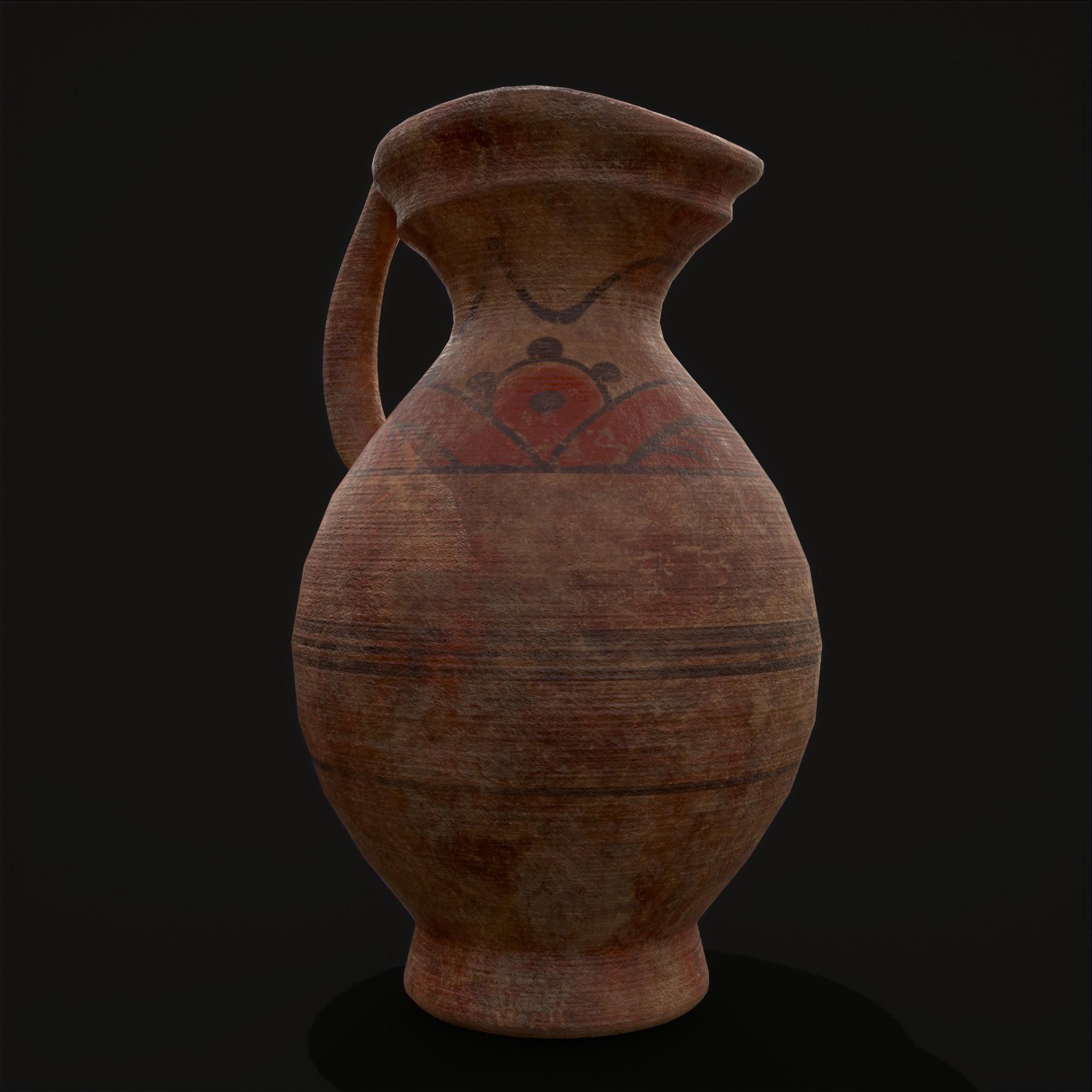 Decorated Medieval Earthenware Pitcher - 3D Model by Get Dead Entertainment