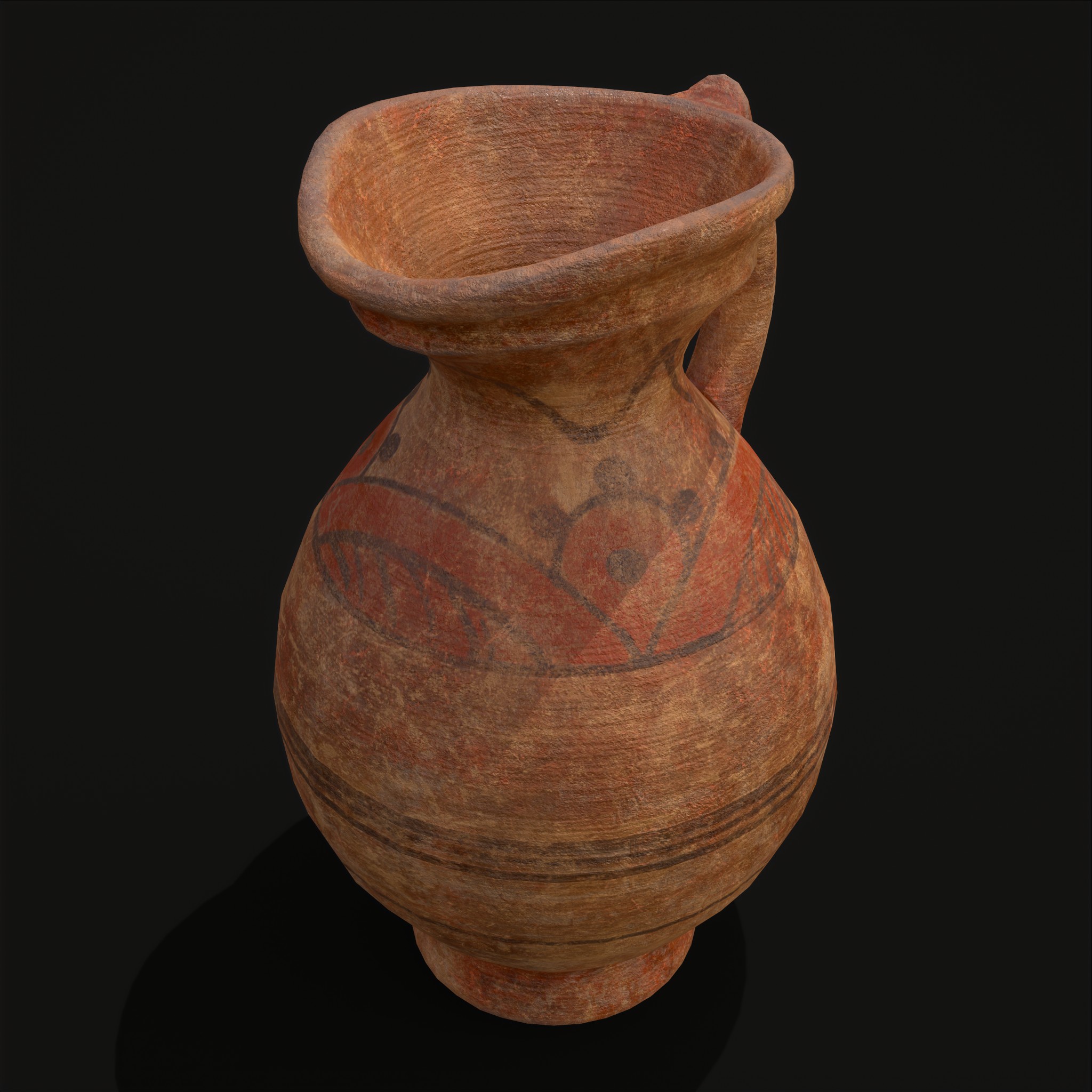 Decorated Medieval Earthenware Pitcher - 3D Model by Get Dead Entertainment