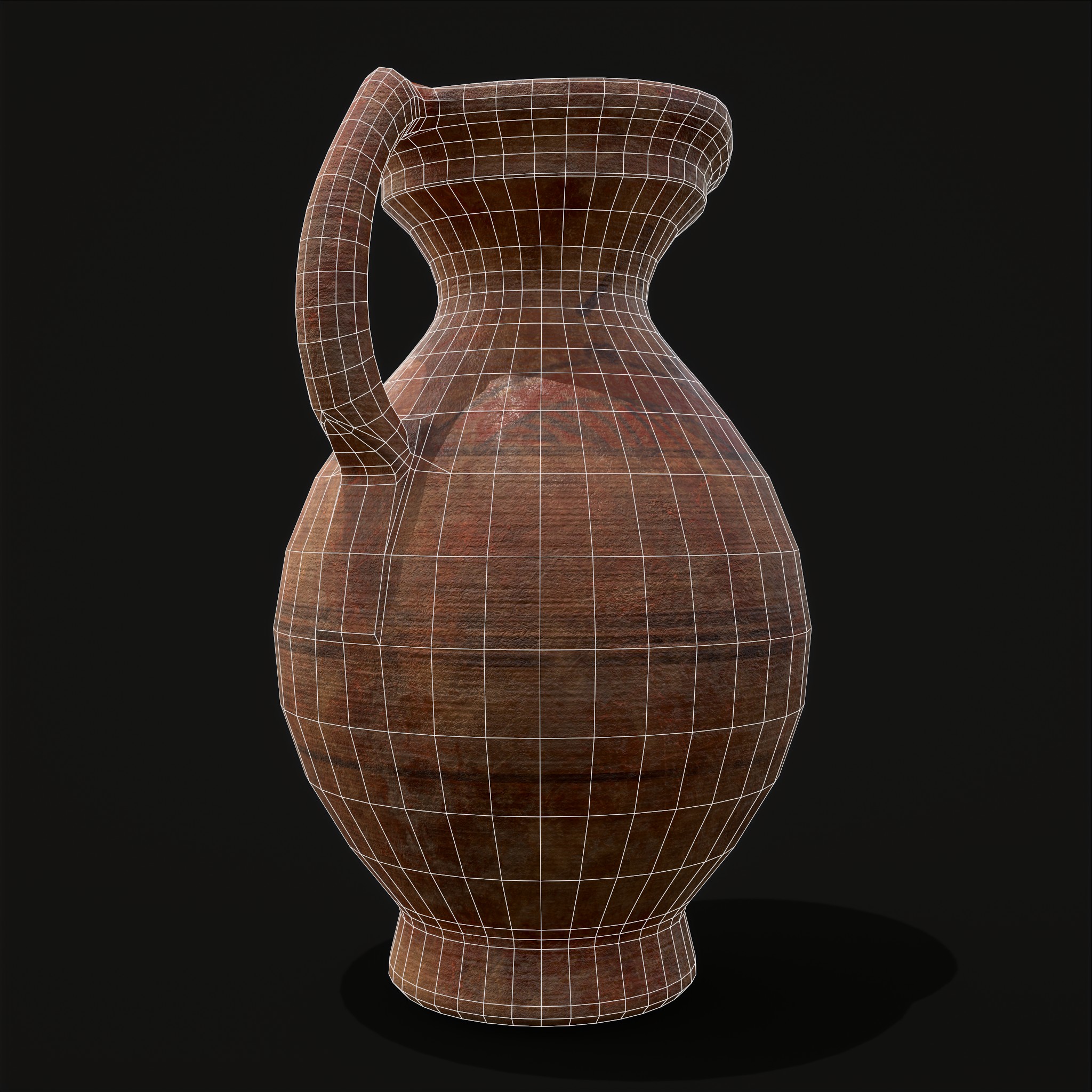 Decorated Medieval Earthenware Pitcher - 3D Model by Get Dead Entertainment