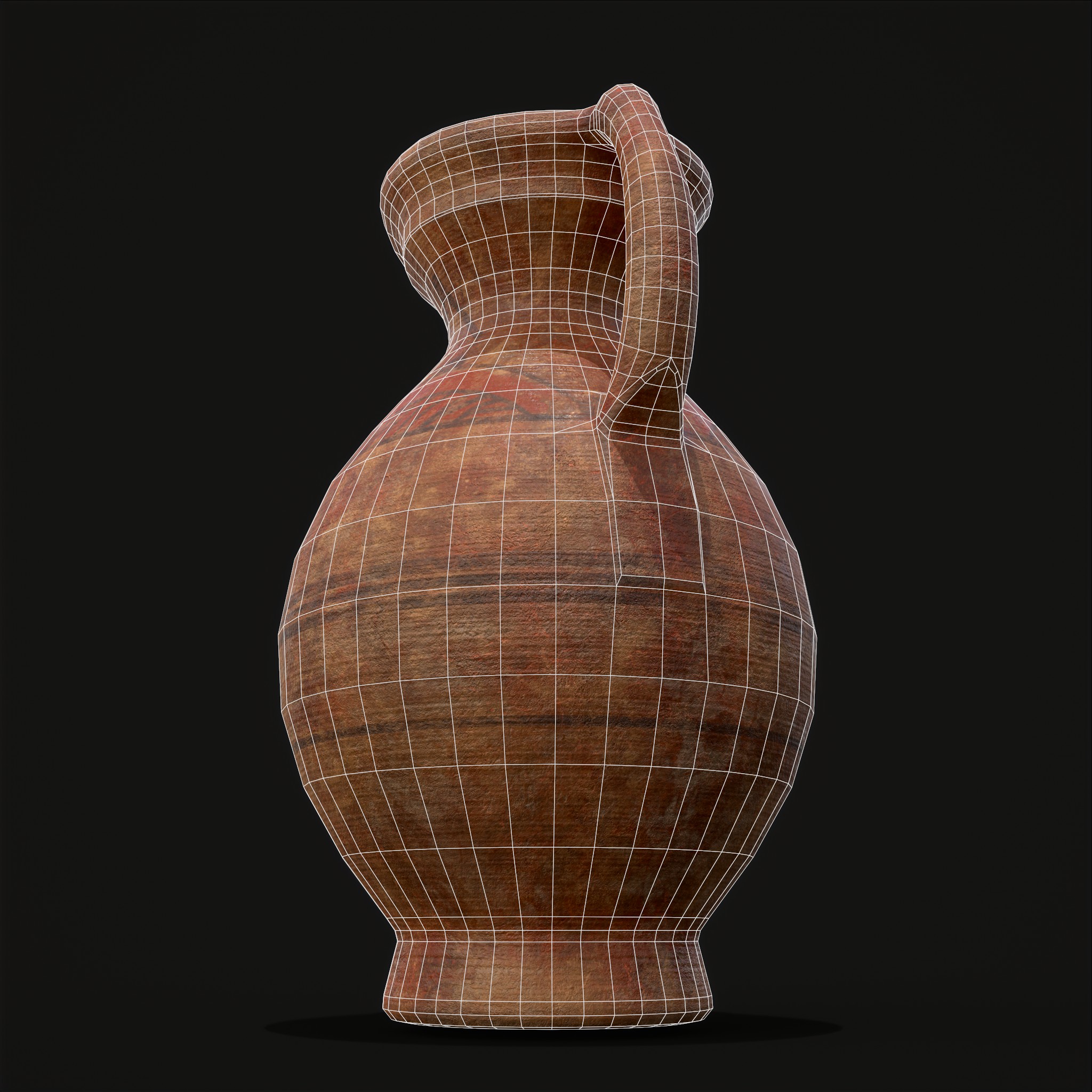 Decorated Medieval Earthenware Pitcher - 3D Model by Get Dead Entertainment