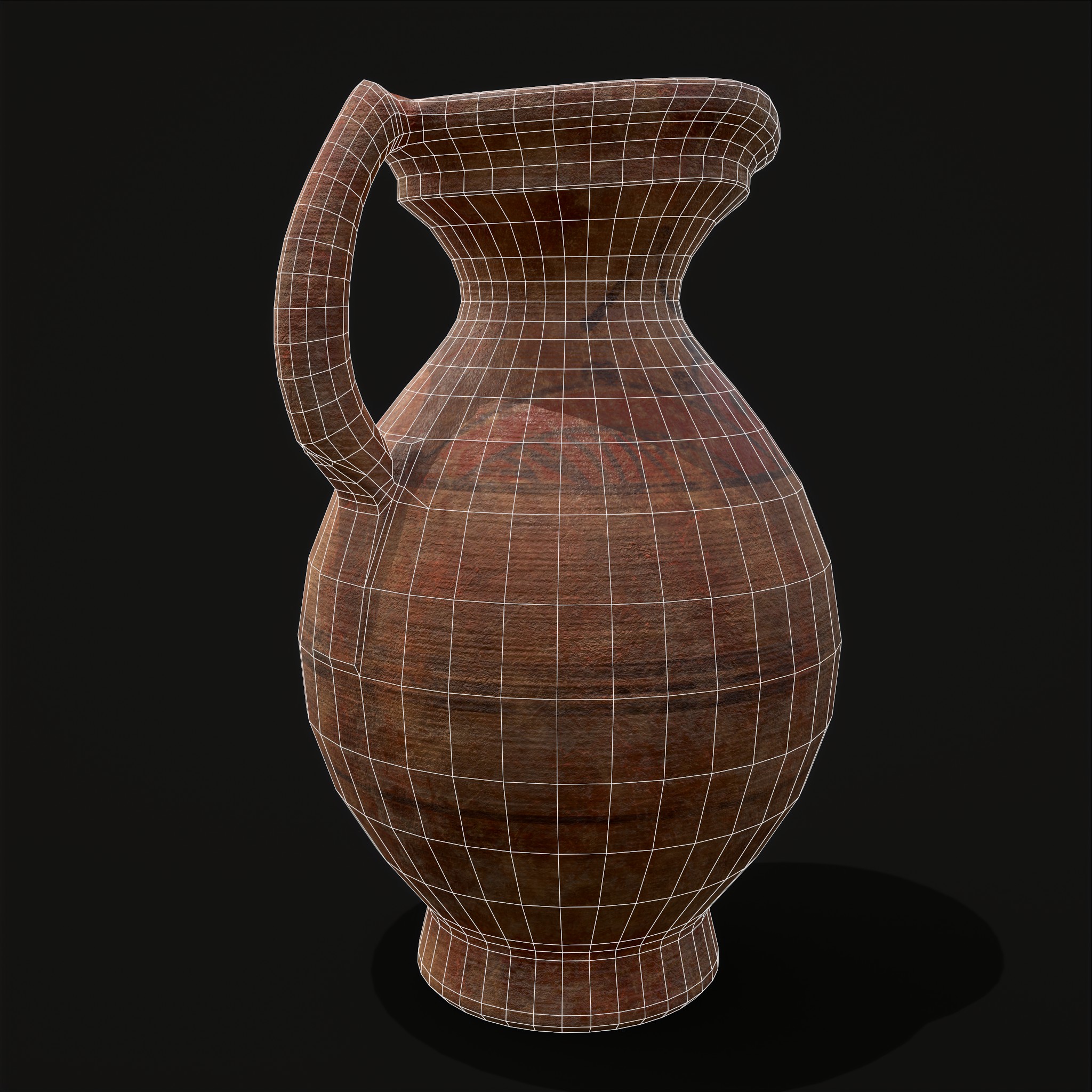 Decorated Medieval Earthenware Pitcher - 3D Model by Get Dead Entertainment