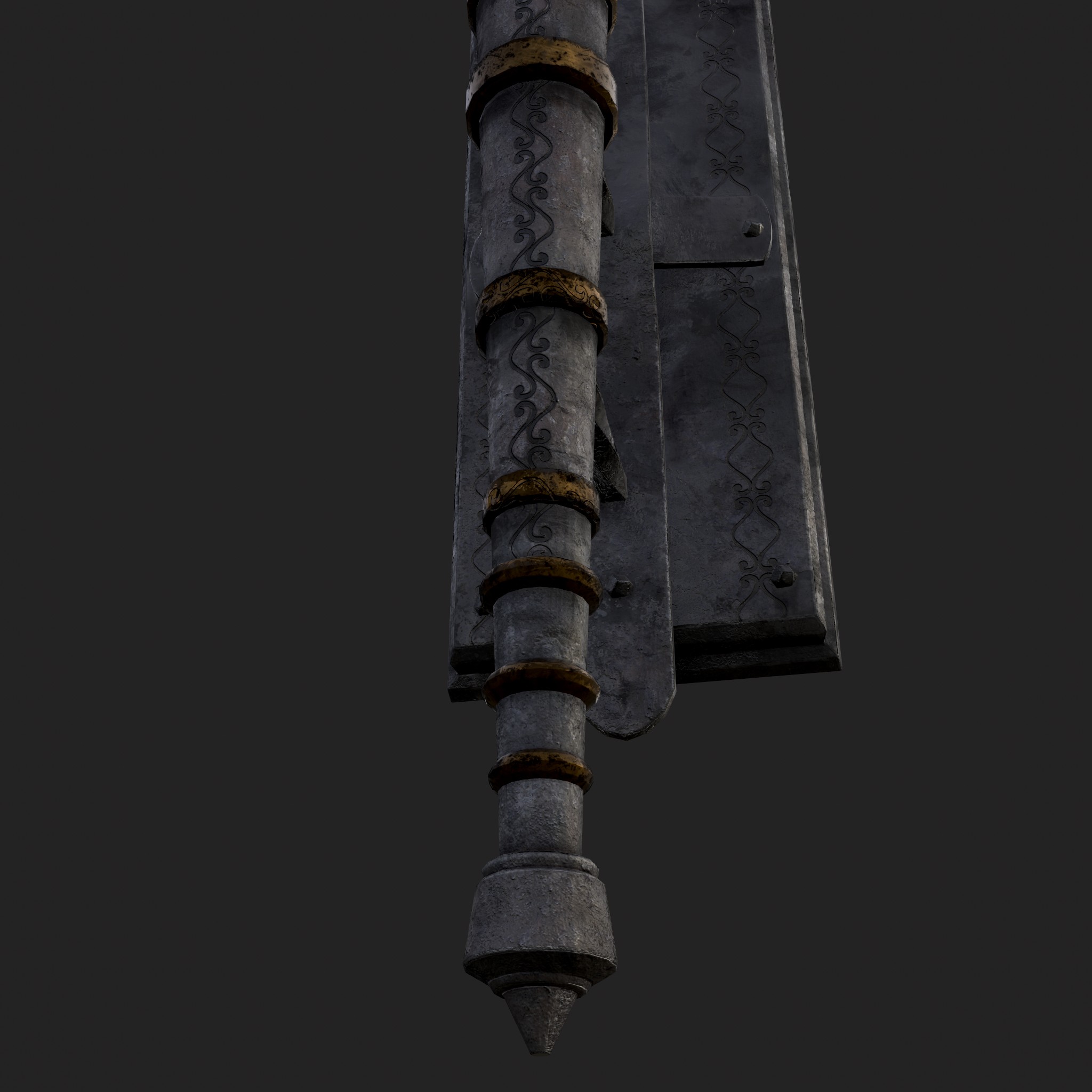 Decorative Medieval Torch - 3D Model by Get Dead Entertainment