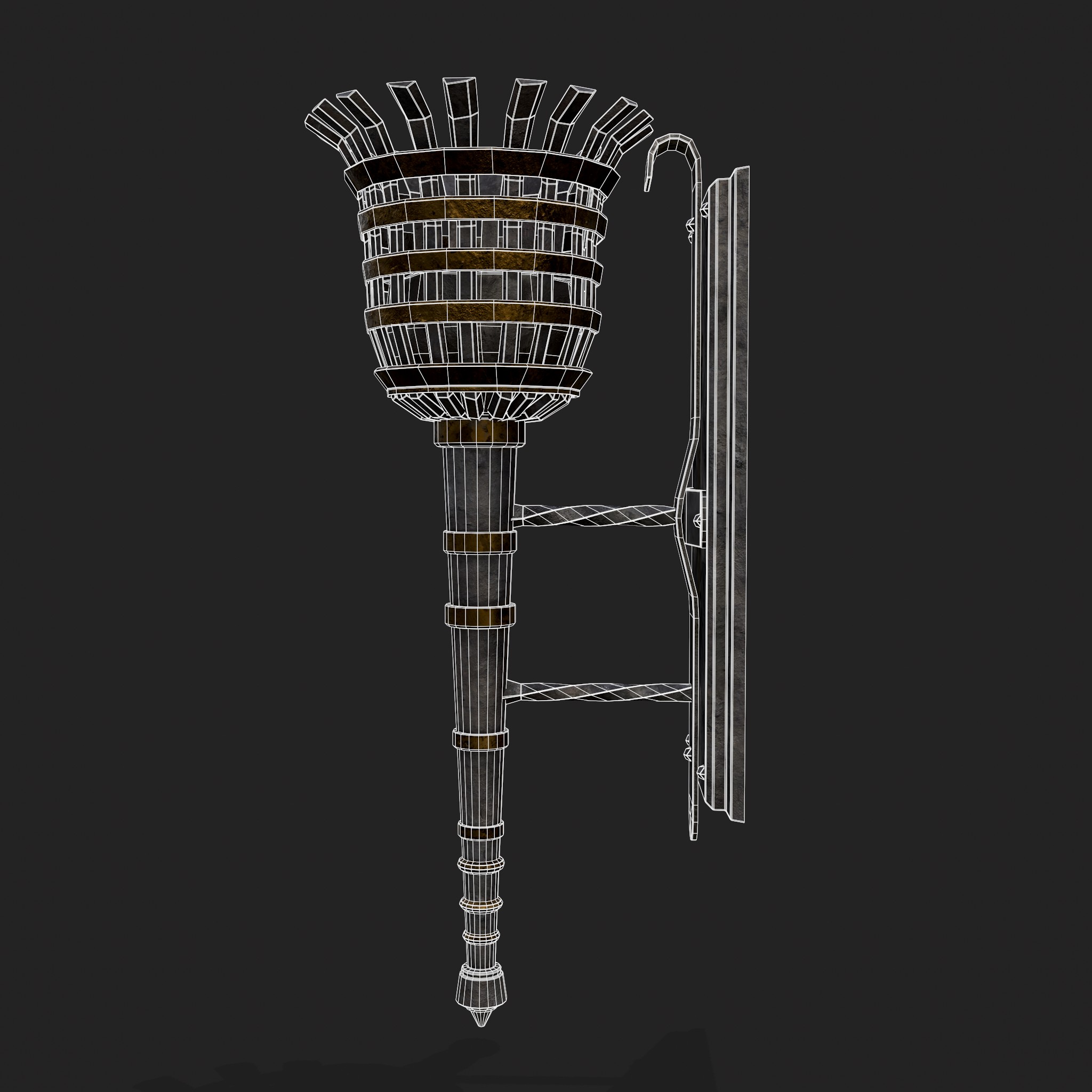 Medieval Standing Torch