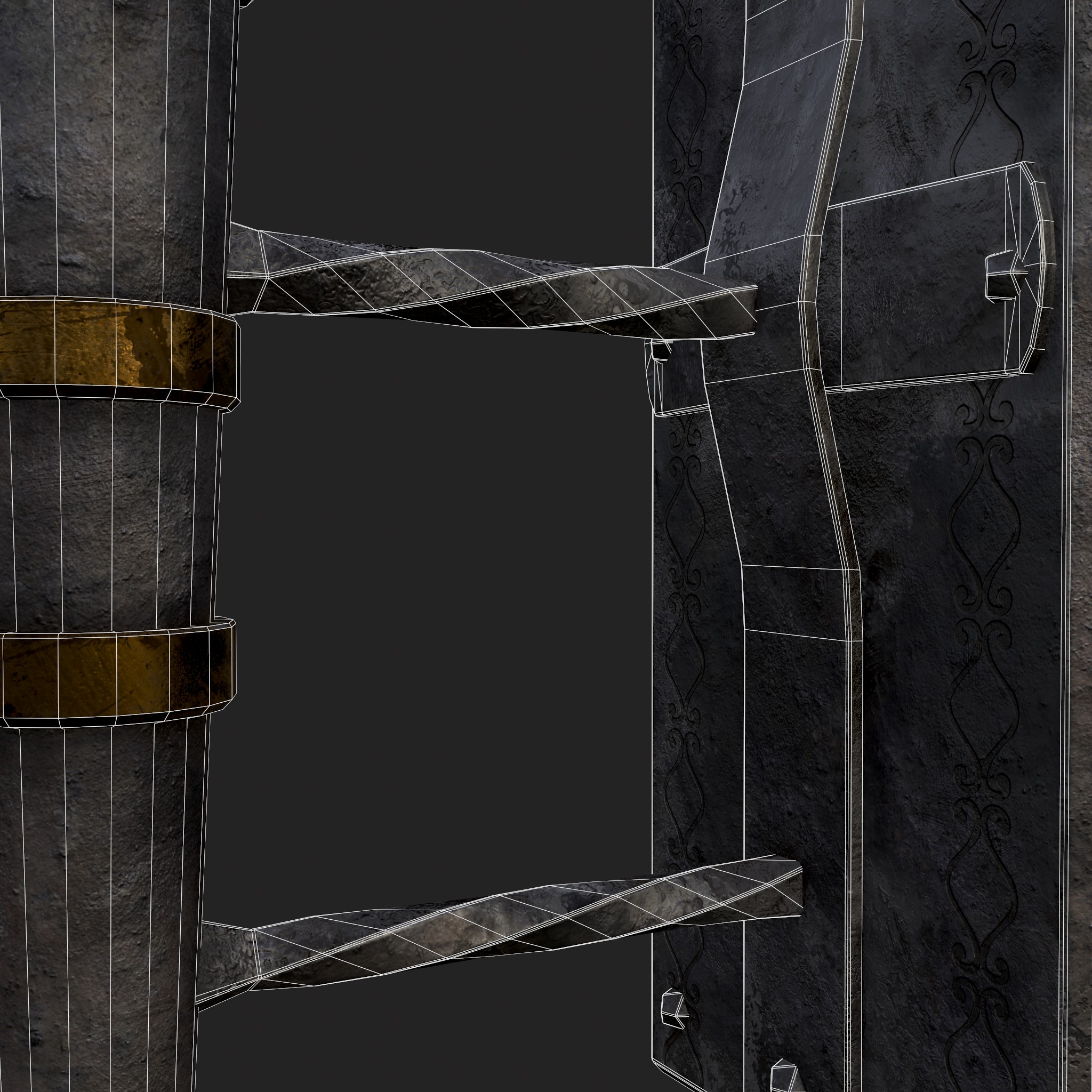 Decorative Medieval Torch - 3D Model by Get Dead Entertainment