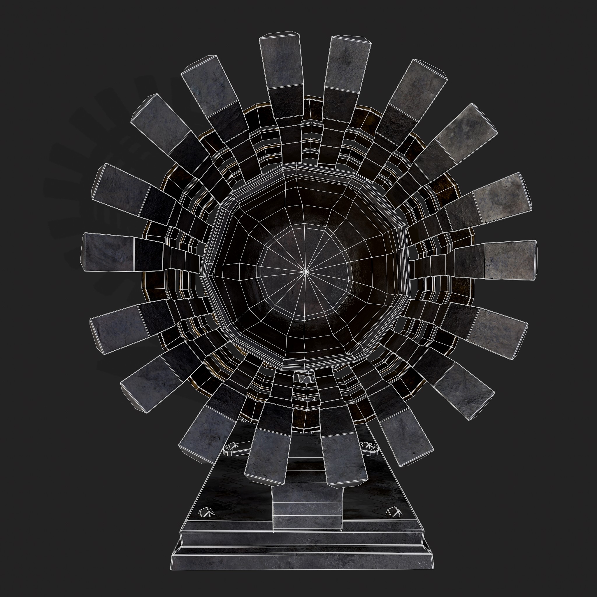 Decorative Medieval Torch - 3D Model by Get Dead Entertainment