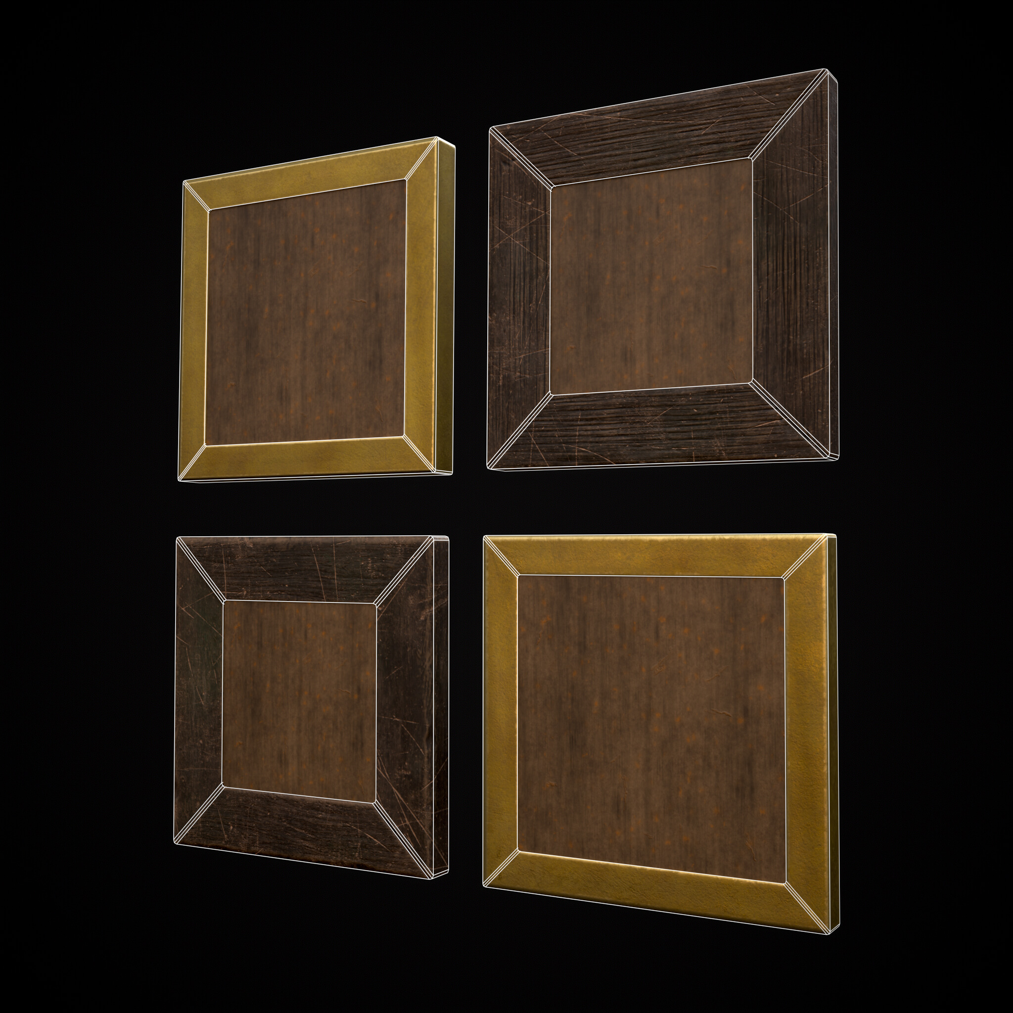 Decorative Painting Frames - 3D Model by Get Dead Entertainment