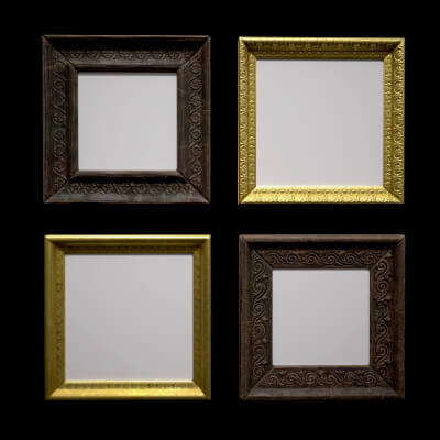 Decorative Painting Frames - 3D Model by Get Dead Entertainment